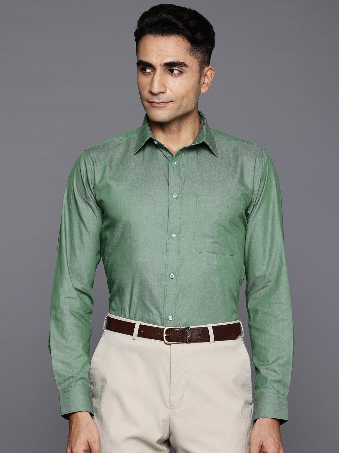 Buy Raymond Pure Cotton Slim Fit Formal Shirt - Shirts for Men 29316022 ...