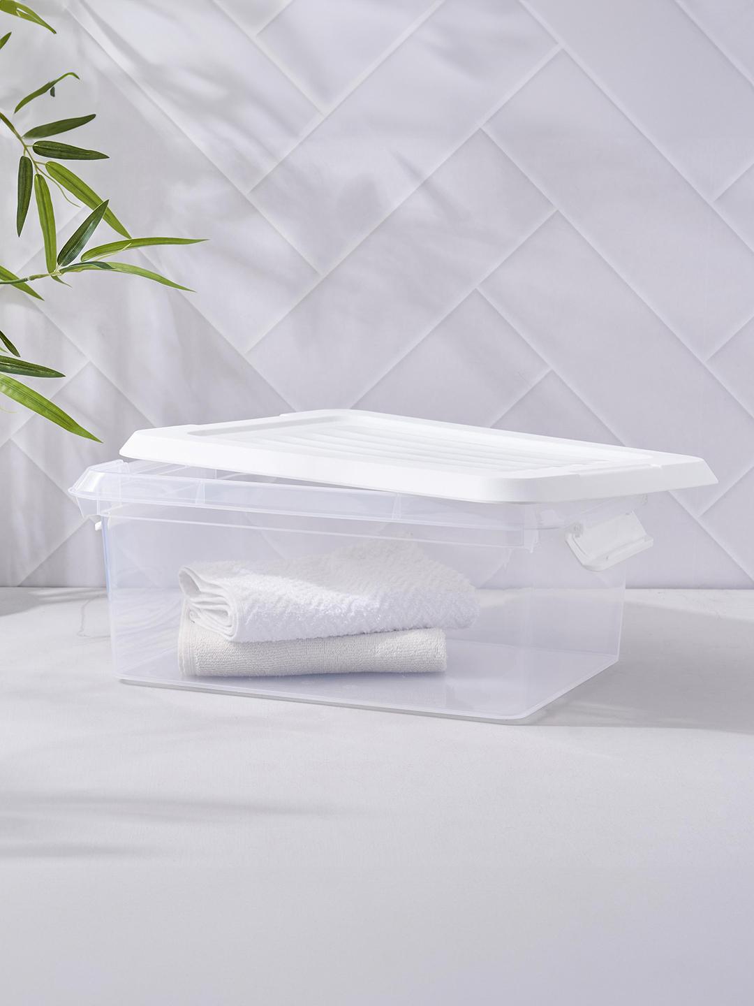 Buy Home Centre Omnia Secure Storage Box With Lid - Organisers for ...