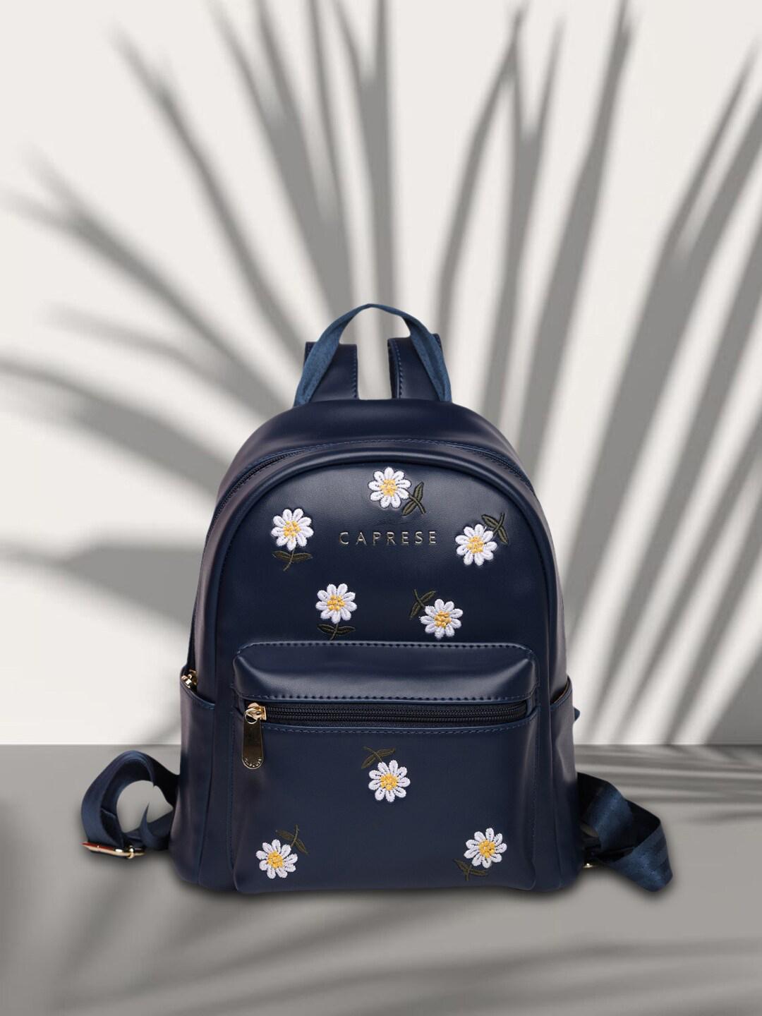 Buy Caprese Kyle Women Navy Small Backpack - Backpacks for Women ...