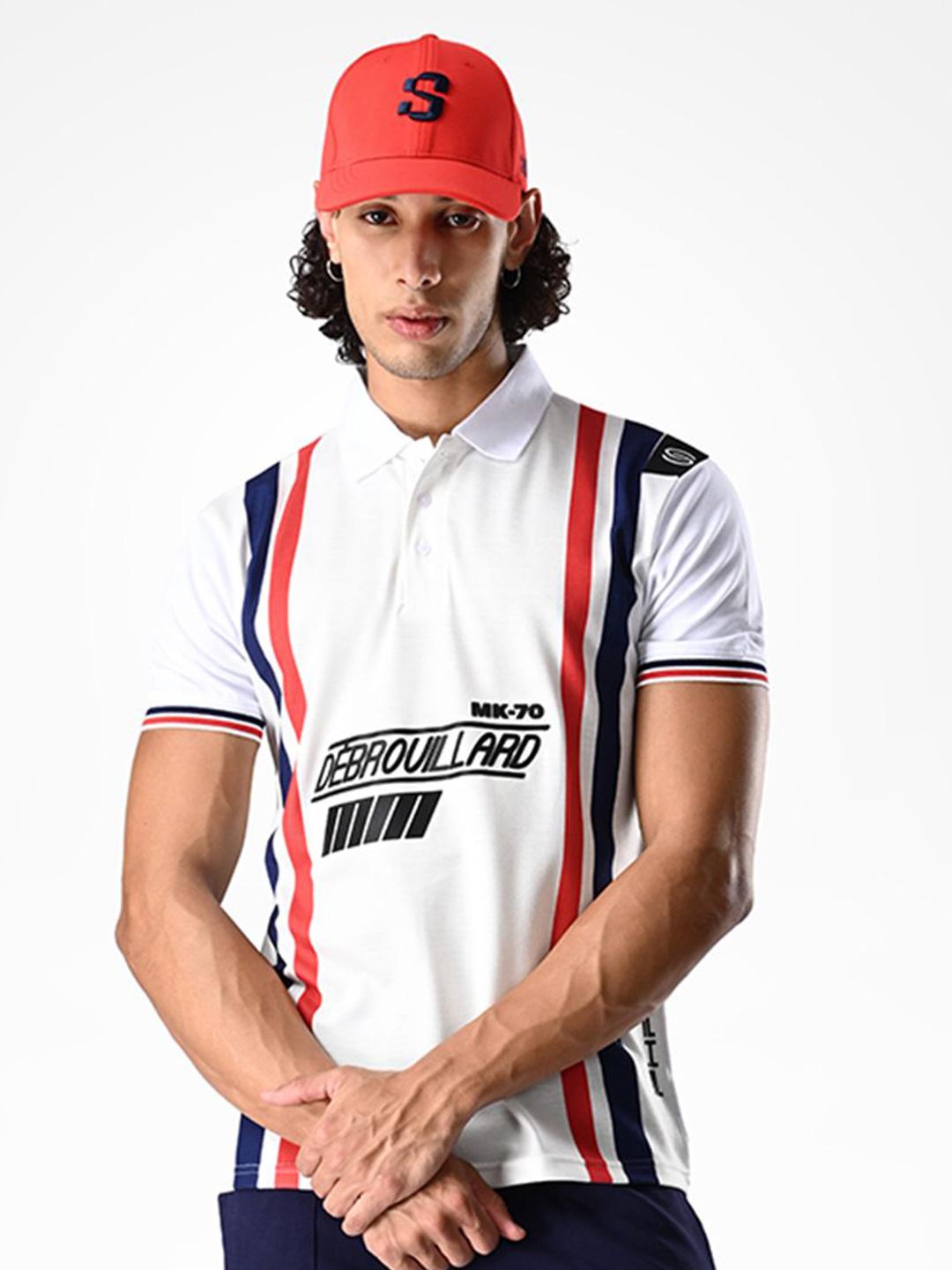 Buy Supa Men Striped Polo Collar T Shirt - Tshirts for Men 29535464 ...