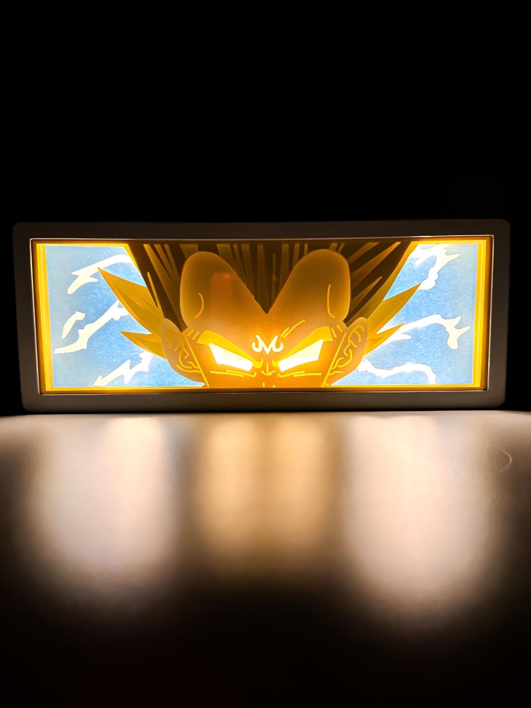 Buy COMICSENSE Dragon Ball Z Anime Vegeta Face Textured Acrylic ...