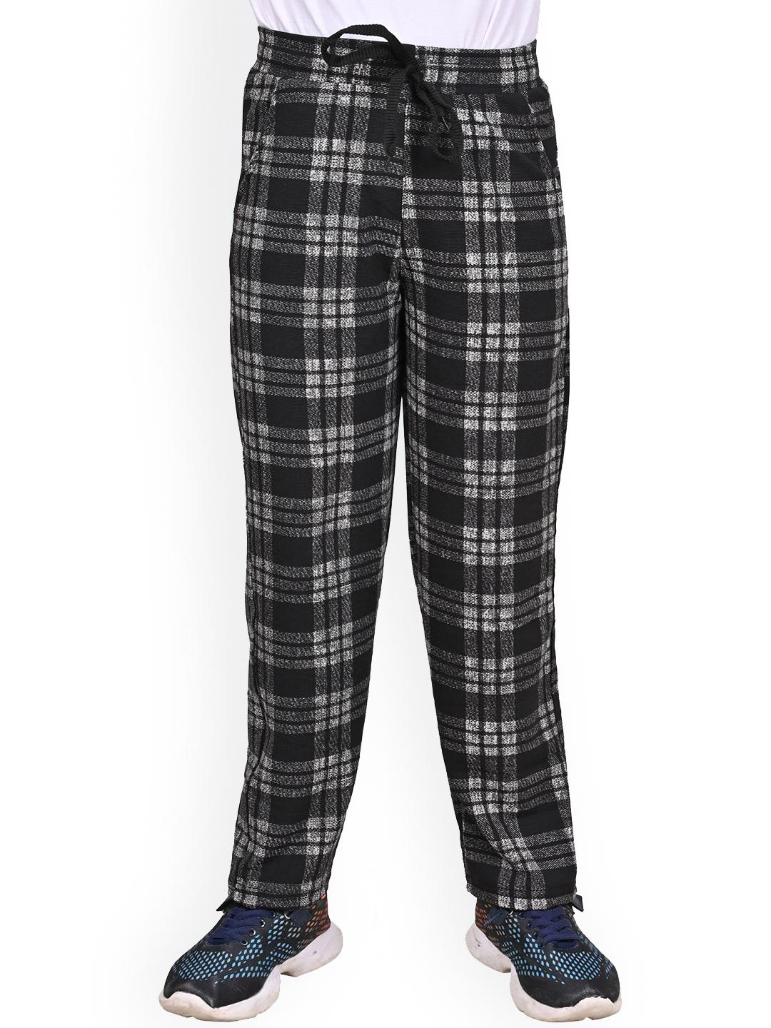Buy BAESD Boys Two Pocket Checked Dry Fit Track Pants - Track Pants for ...