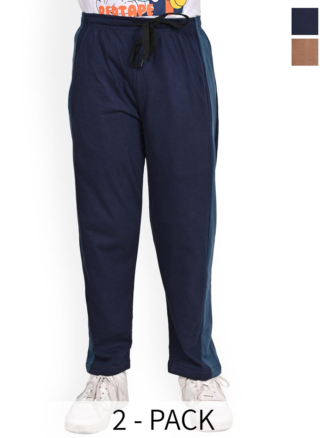 Buy BAESD Boys Pack Of 2 Pure Cotton Track Pants - Track Pants for Boys ...