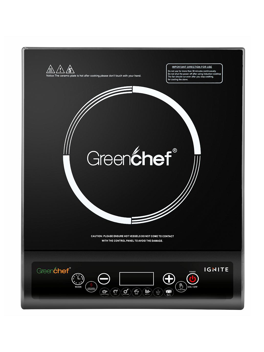 Buy Greenchef Black Ignite 1800W Induction Cooktop - Induction Cooktop ...