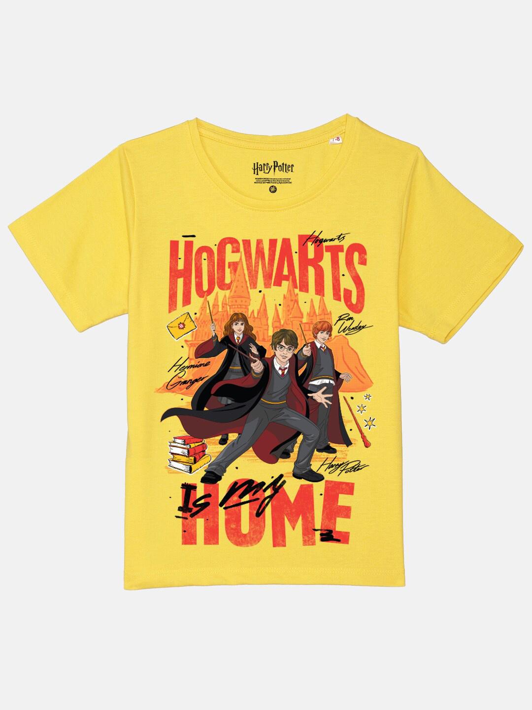 Buy YK Warner Bros Boys Graphic Printed Pure Cotton Round Neck T Shirt ...