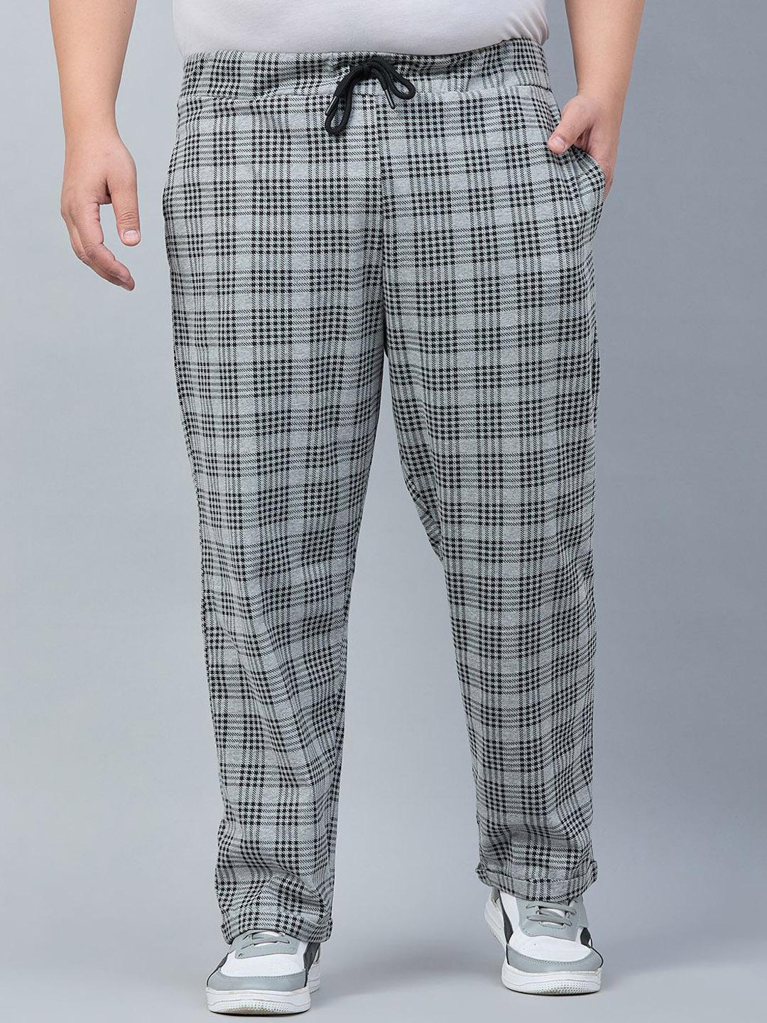Buy AUSTIVO Men Checked Cotton Track Pants - Track Pants for Men ...