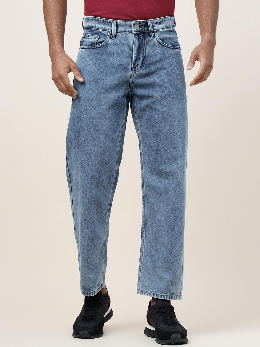 Buy Mast & Harbour Men Relaxed Fit Heavy Fade Jeans - Jeans for Men ...