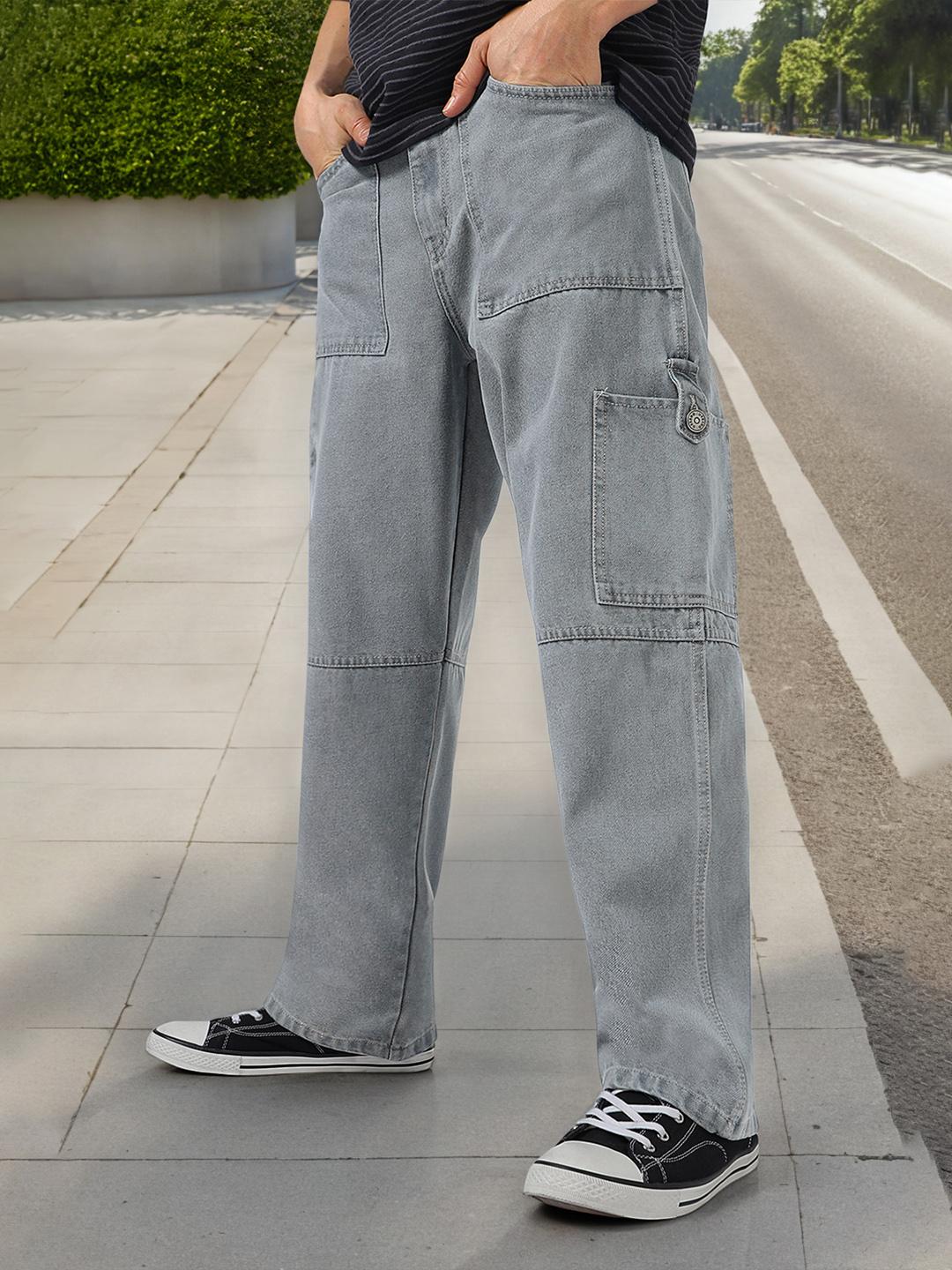 Buy Urbano Fashion Men Loose Relaxed Fit Mid Rise Jeans - Jeans for Men ...