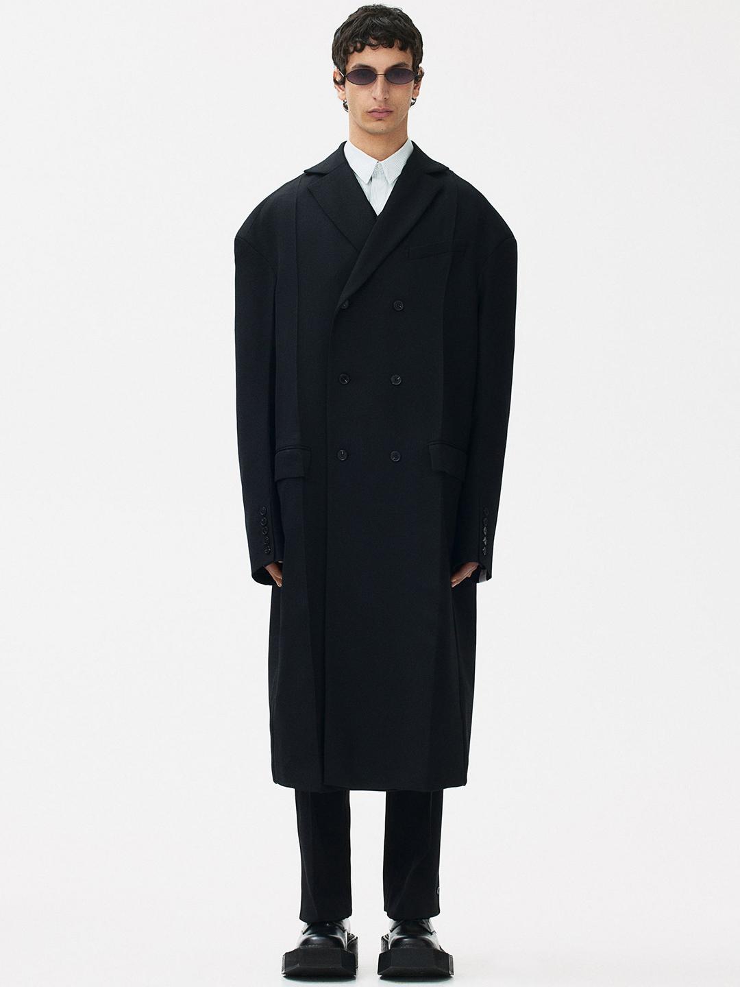 Buy H&M Double Layered Wool Coat - Coats for Men 29763596 | Myntra