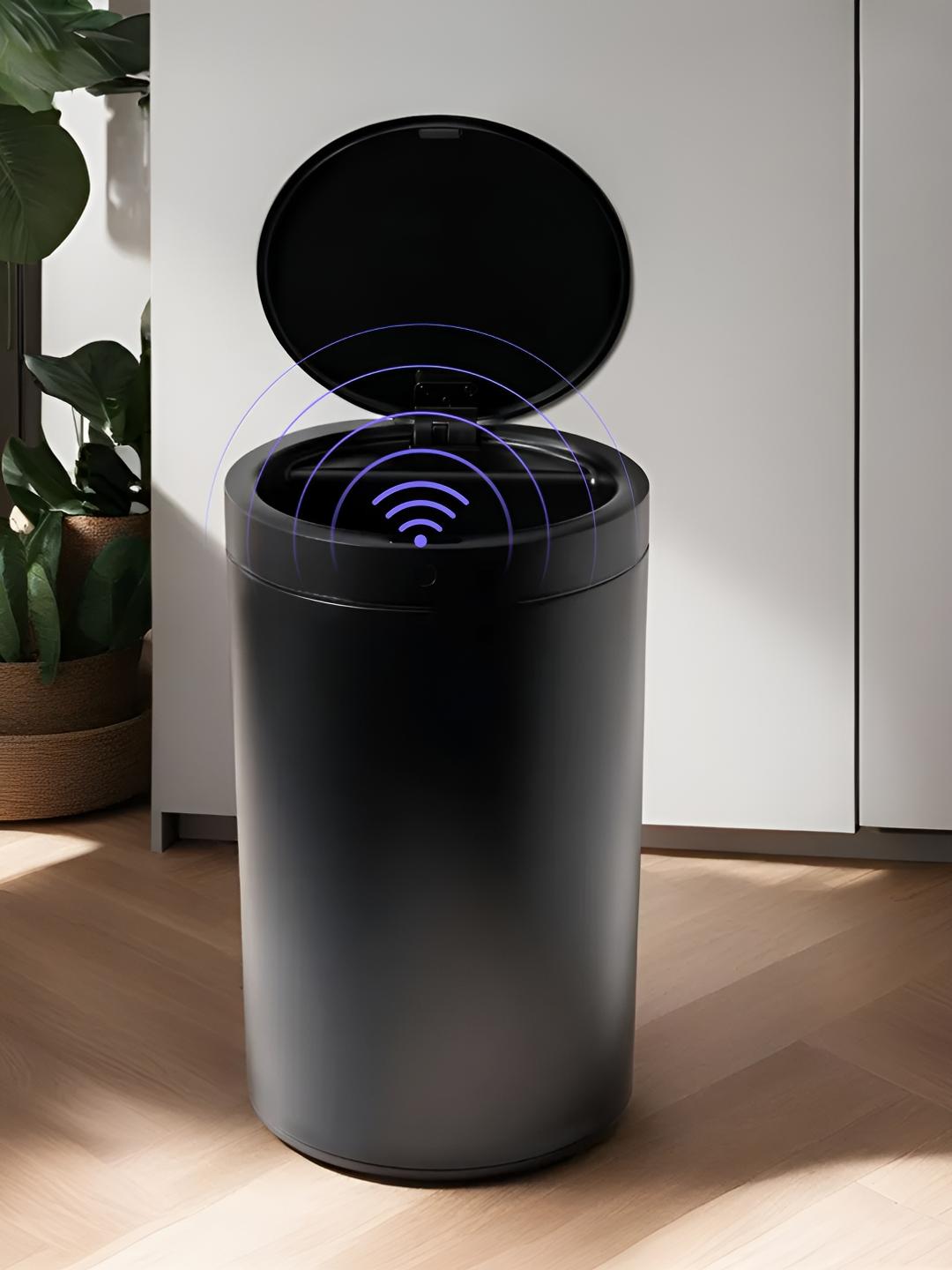 Buy UMAI Black Stainless Steel Motion Sensor DustBin 30L - Bins for ...