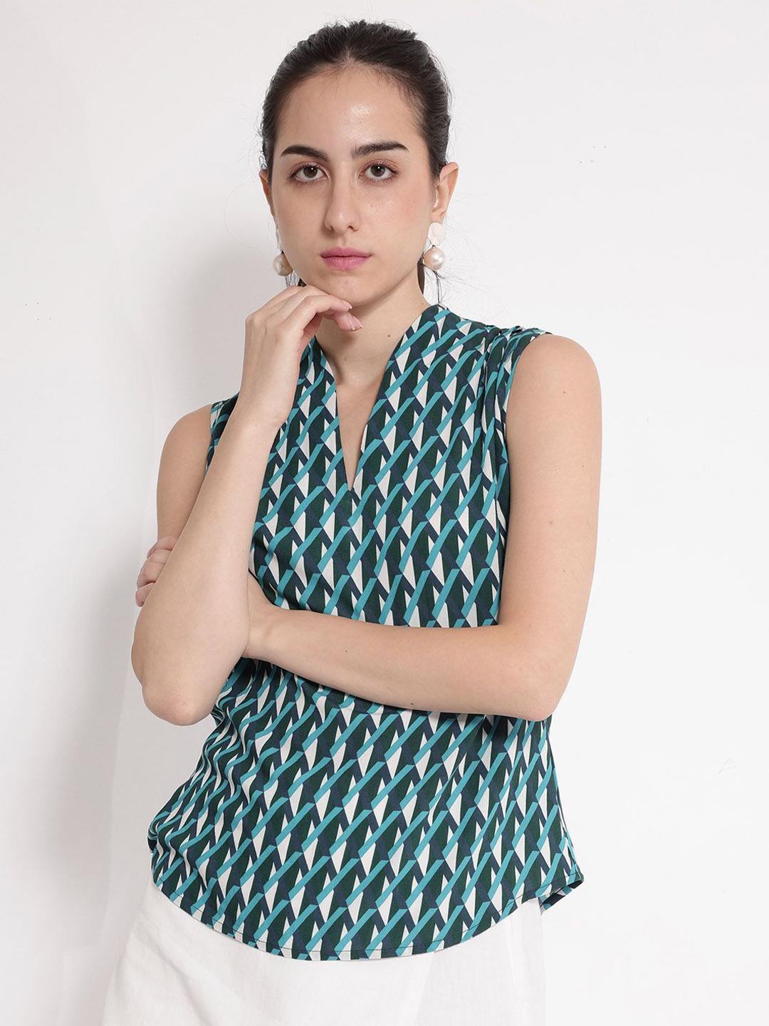 Buy RAREISM Geometric Print Cotton Top - Tops for Women 29849256 | Myntra