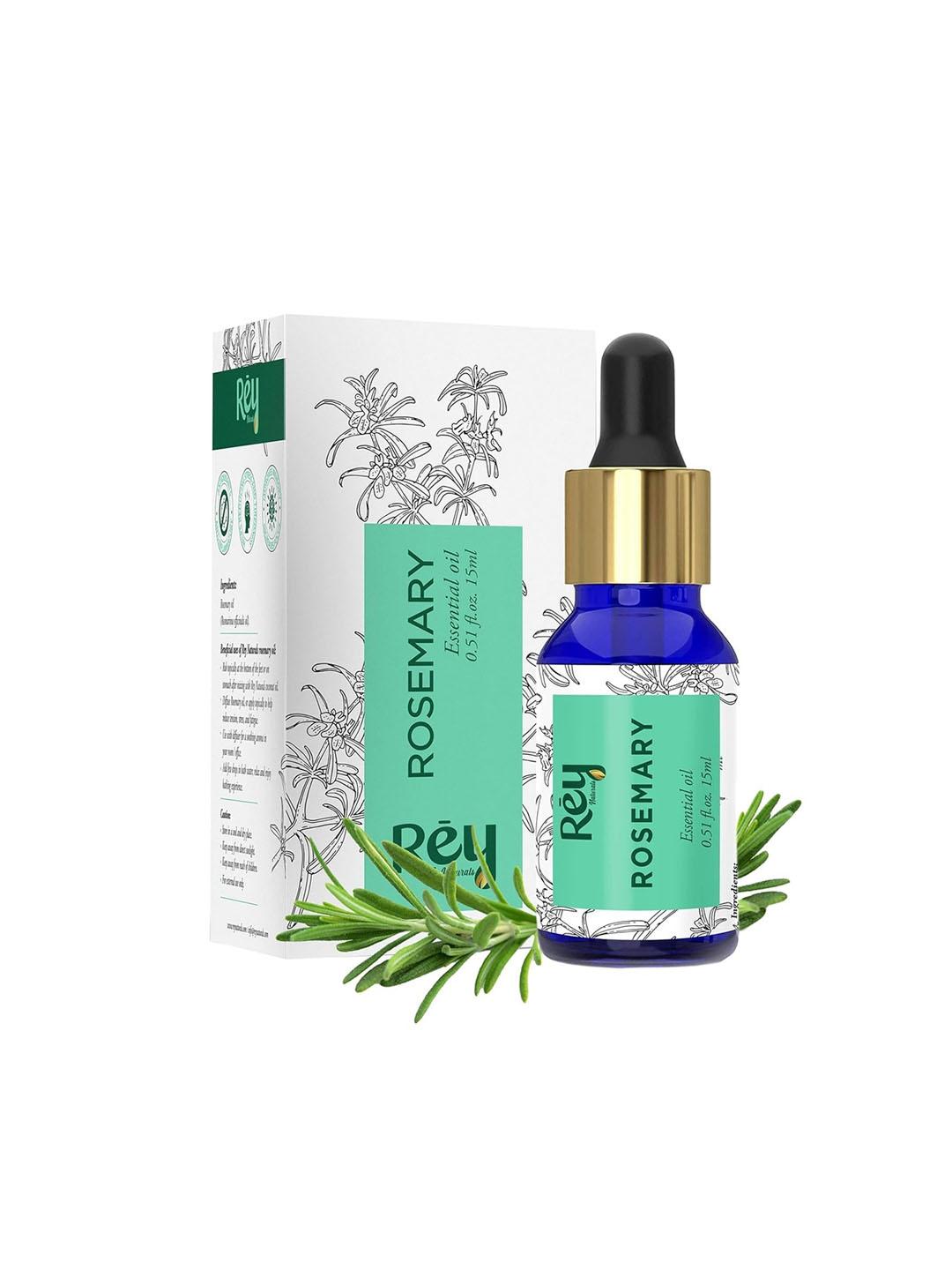 Buy Rey Naturals Cold Pressed Castor Oil 200ml & Rosemary Essential Oil ...