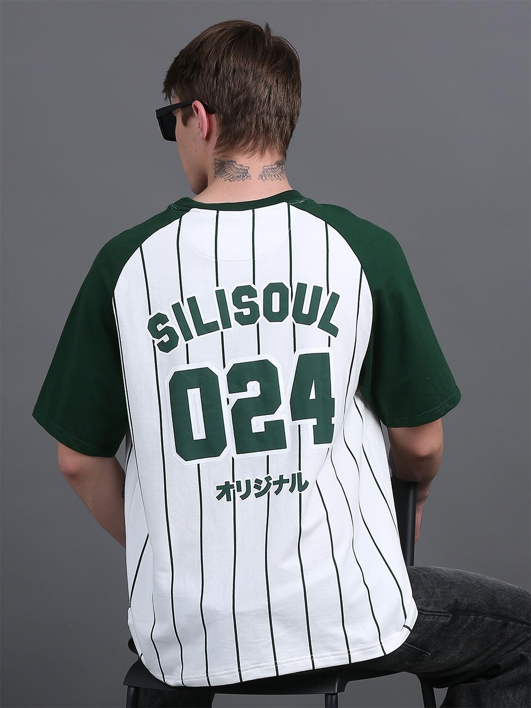 Buy SILISOUL Men Typography Printed Bio Finish Round Neck T Shirt ...