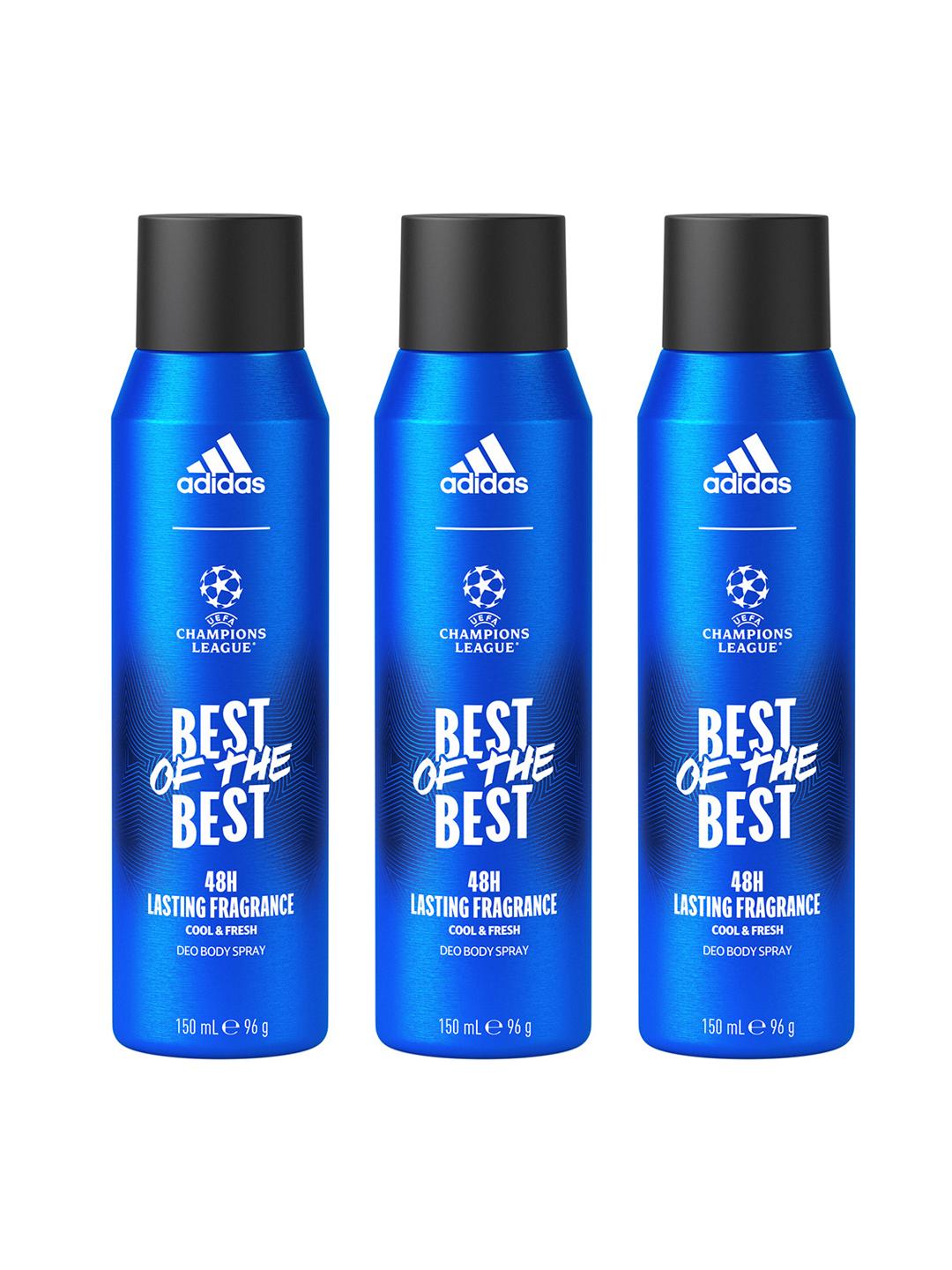 Buy ADIDAS Men Set Of 3 UEFA Best Of The Best Long Lasting Deo Body ...