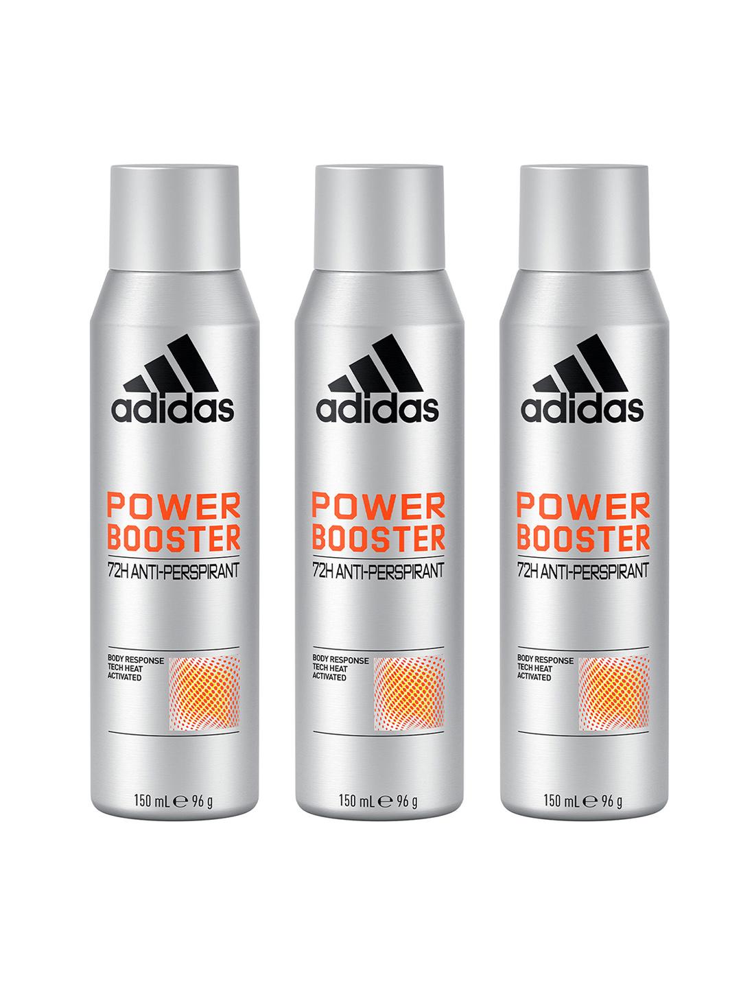 Buy ADIDAS Men Set Of 3 Power Booster 72H Anti Perspirant Deodorants ...