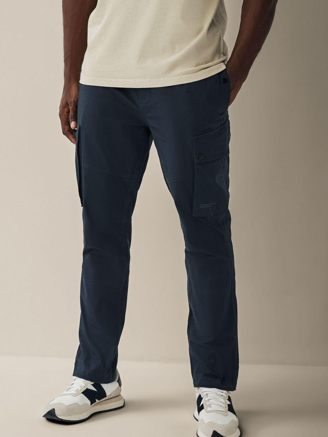 Buy NEXT Men Cargo Pocket Detail Regular Trousers - Trousers for Men ...