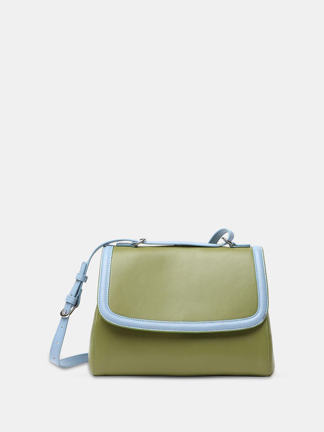 Buy Vero Moda Textured PU Oversized Structured Satchel With Applique ...