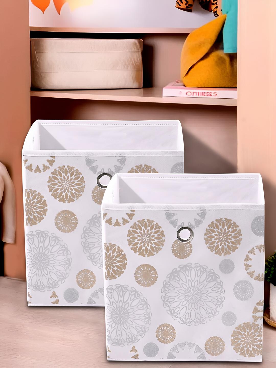 Buy Kuber Industries White Set Of 2 Regular Multi Utility Organisers ...