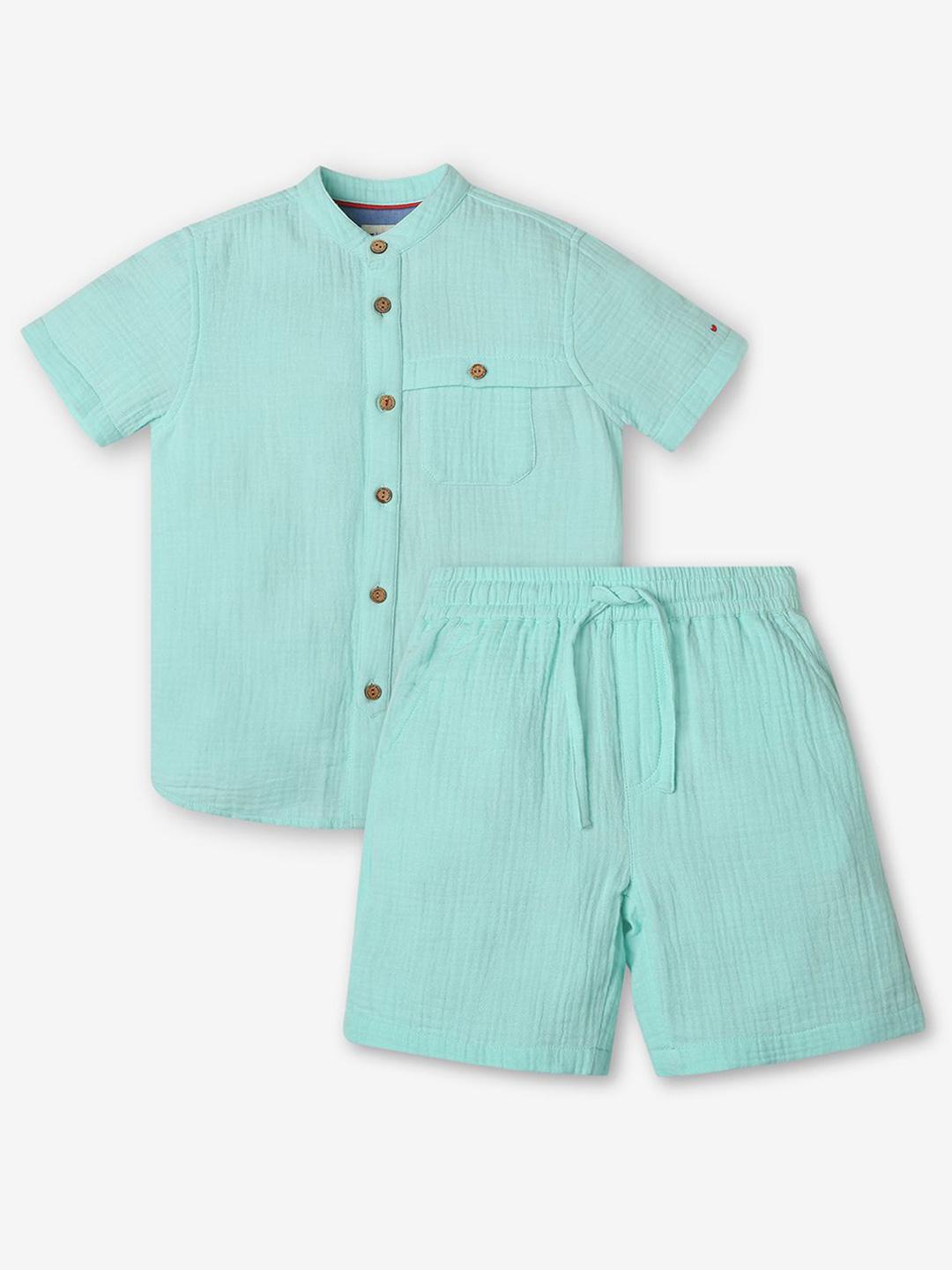 Buy Ed A Mamma Boys Shirt With Shorts - Clothing Set for Boys 29922139 ...
