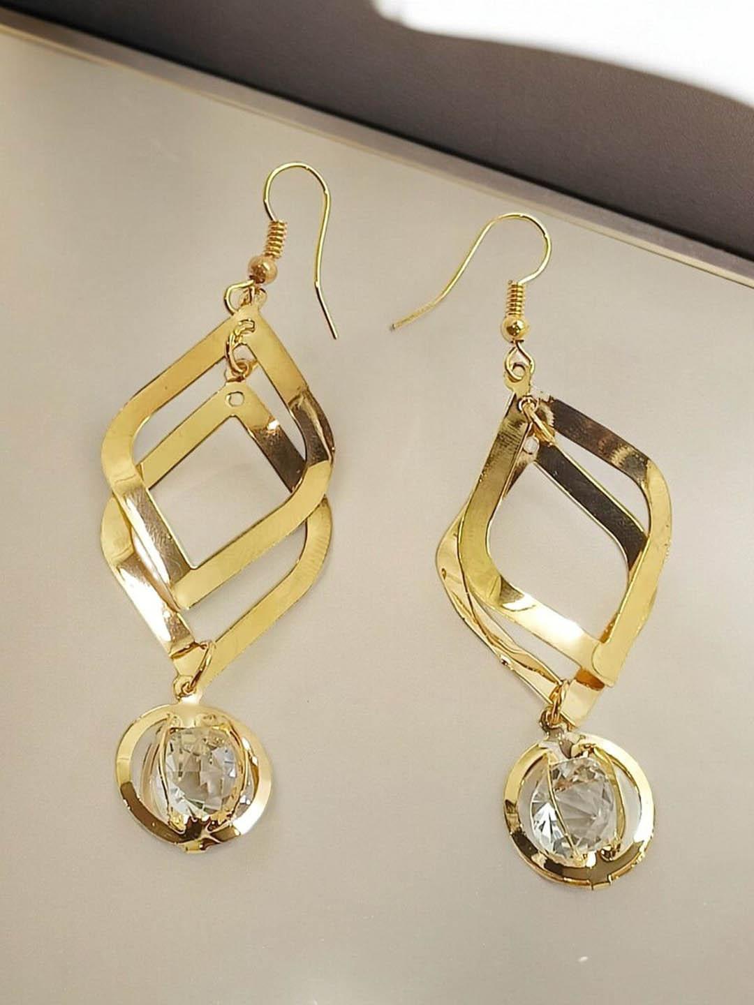 Buy FEMMIBELLA Circular Drop Earrings - Earrings for Women 29927160 ...