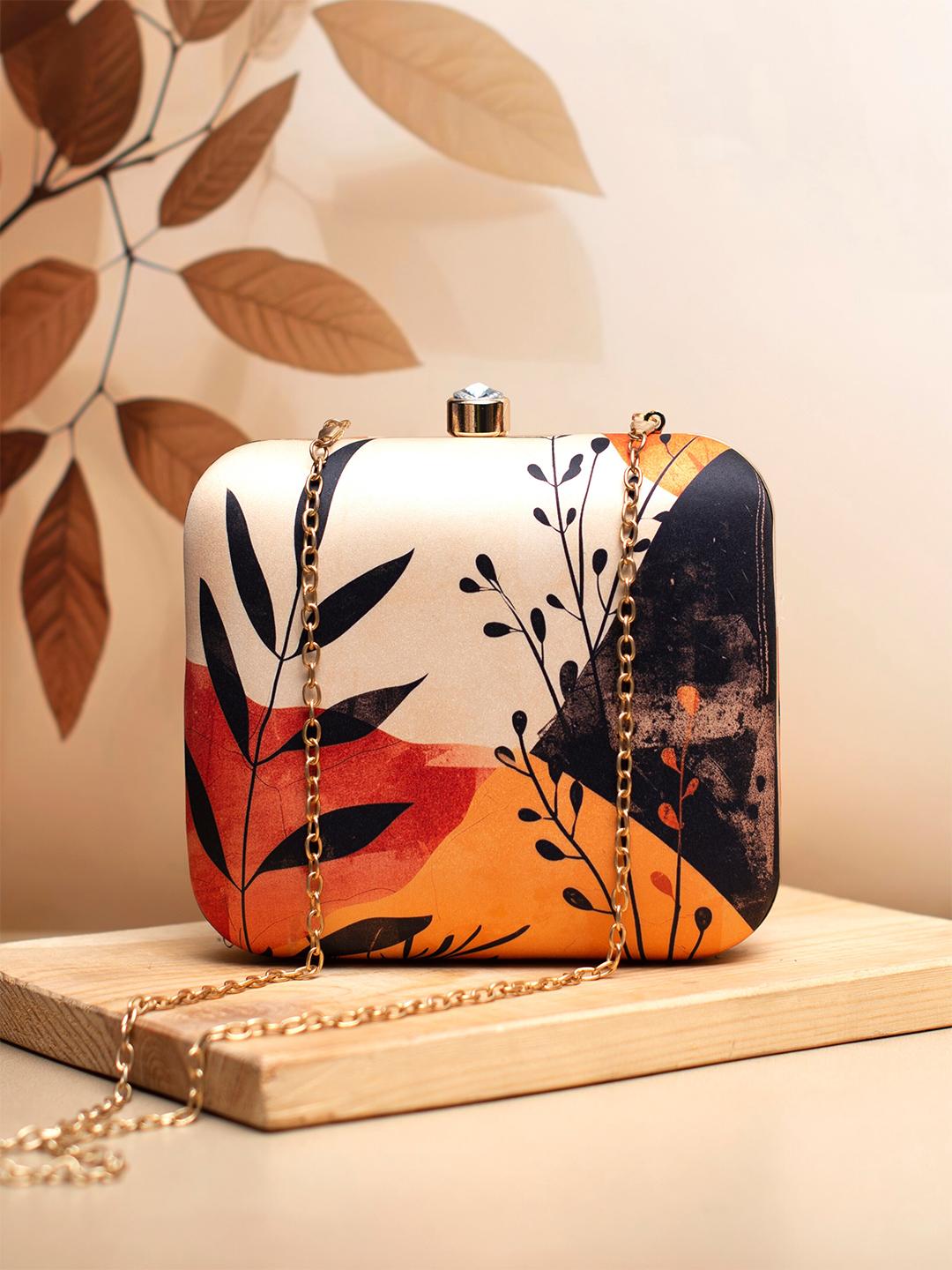 Buy ARTKLIM Abstract Art Printed Box Clutch - Clutches for Women ...