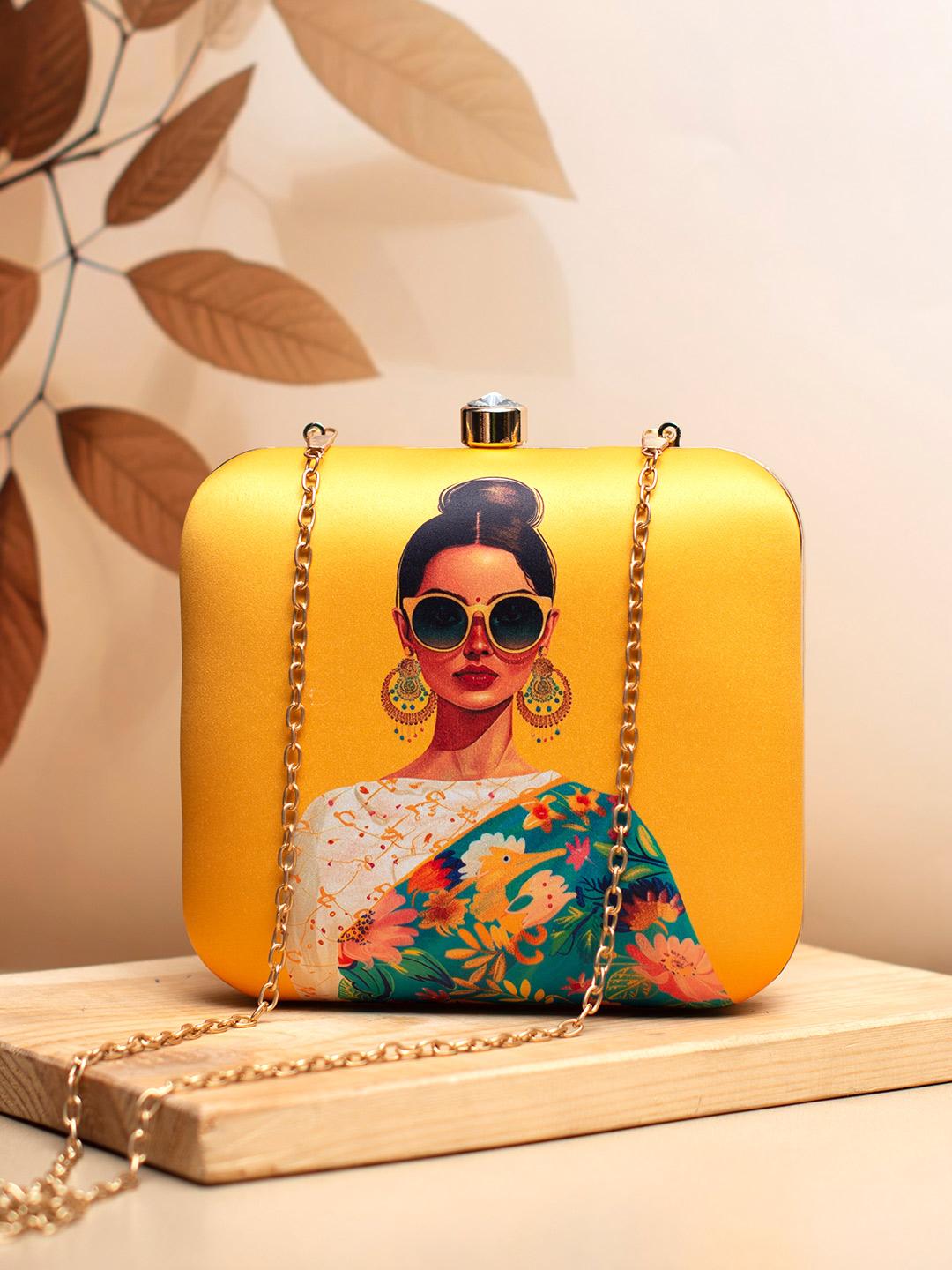 Buy ARTKLIM Classy Women Printed Box Clutch - Clutches for Women ...