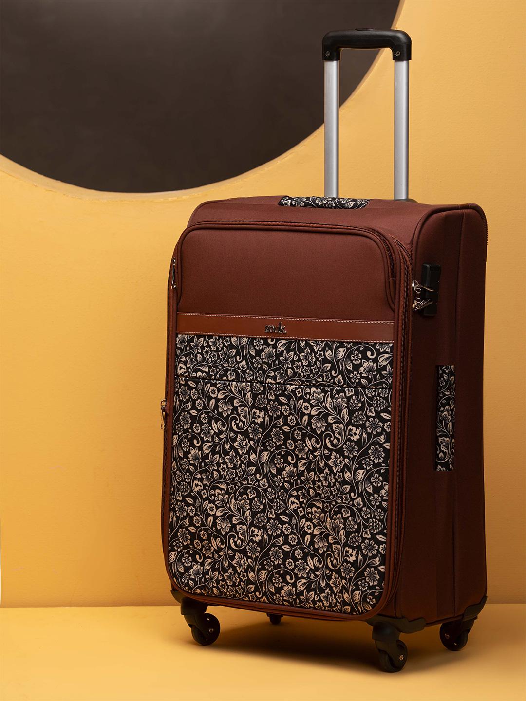 Buy ZOUK FloMotif Large Avasa Printed Trolley Bag - Trolley Bag for Unisex 29968686 | Myntra