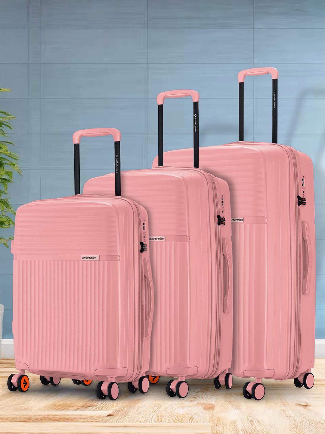 Buy Krabi Expander TSA Lock Polypropylene Small Medium Large Peach ...