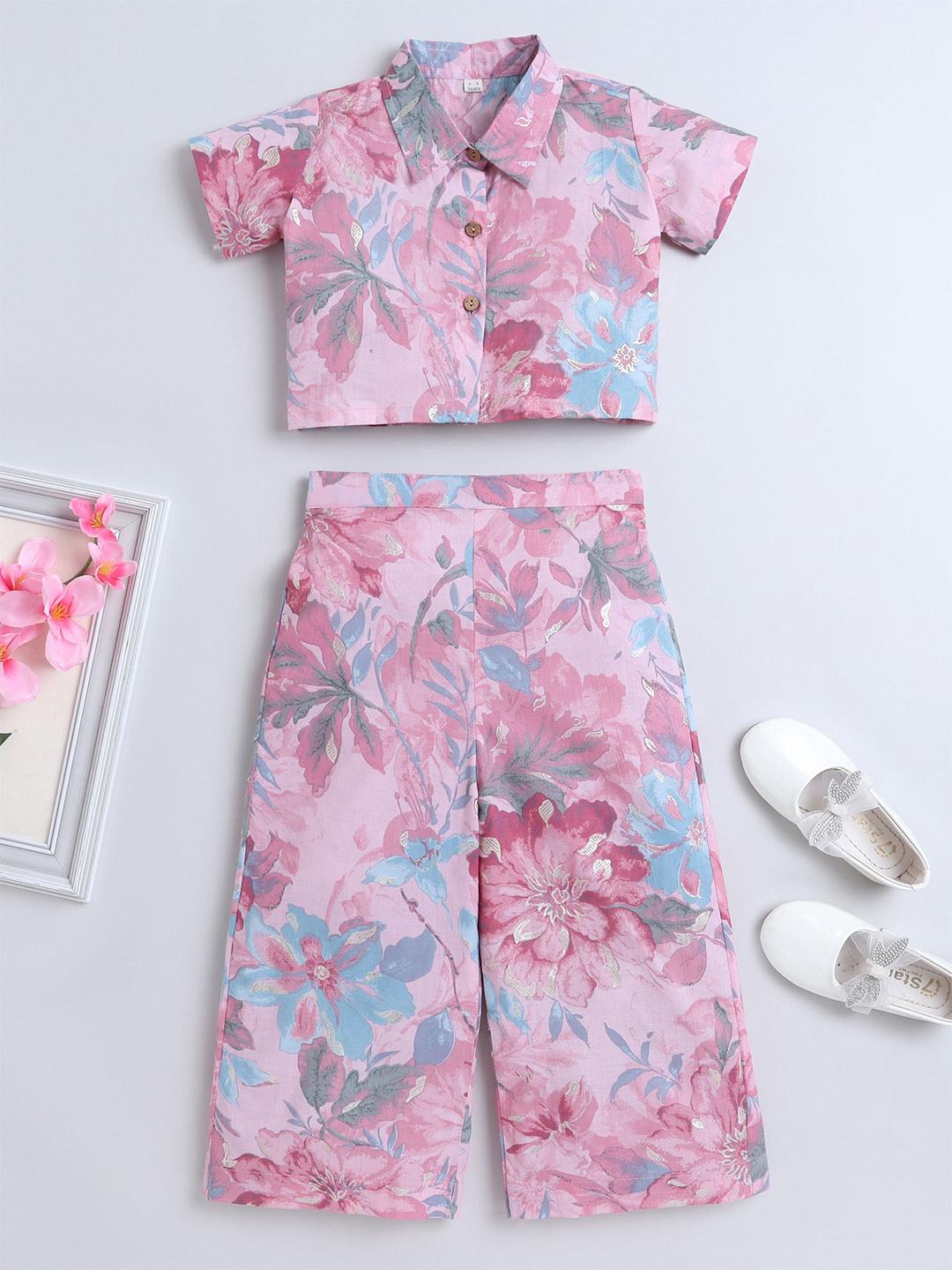 Buy The Magic Wand Girls Printed Top With Pyjamas - Clothing Set for ...