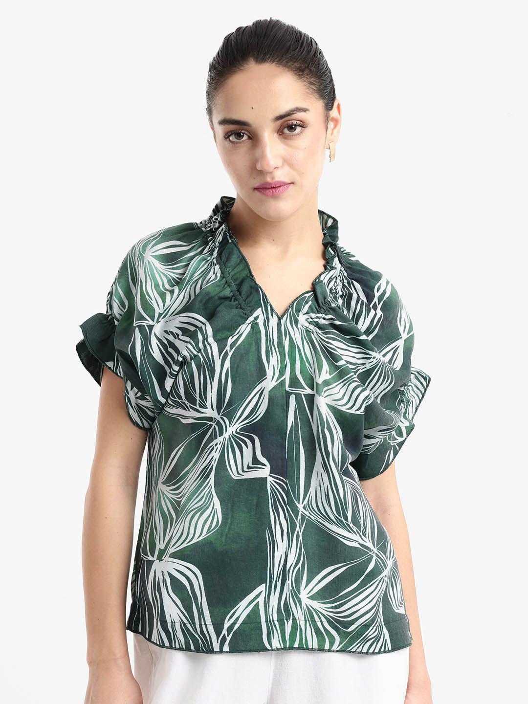Buy RAREISM Tropical Print Top - Tops for Women 29998027 | Myntra