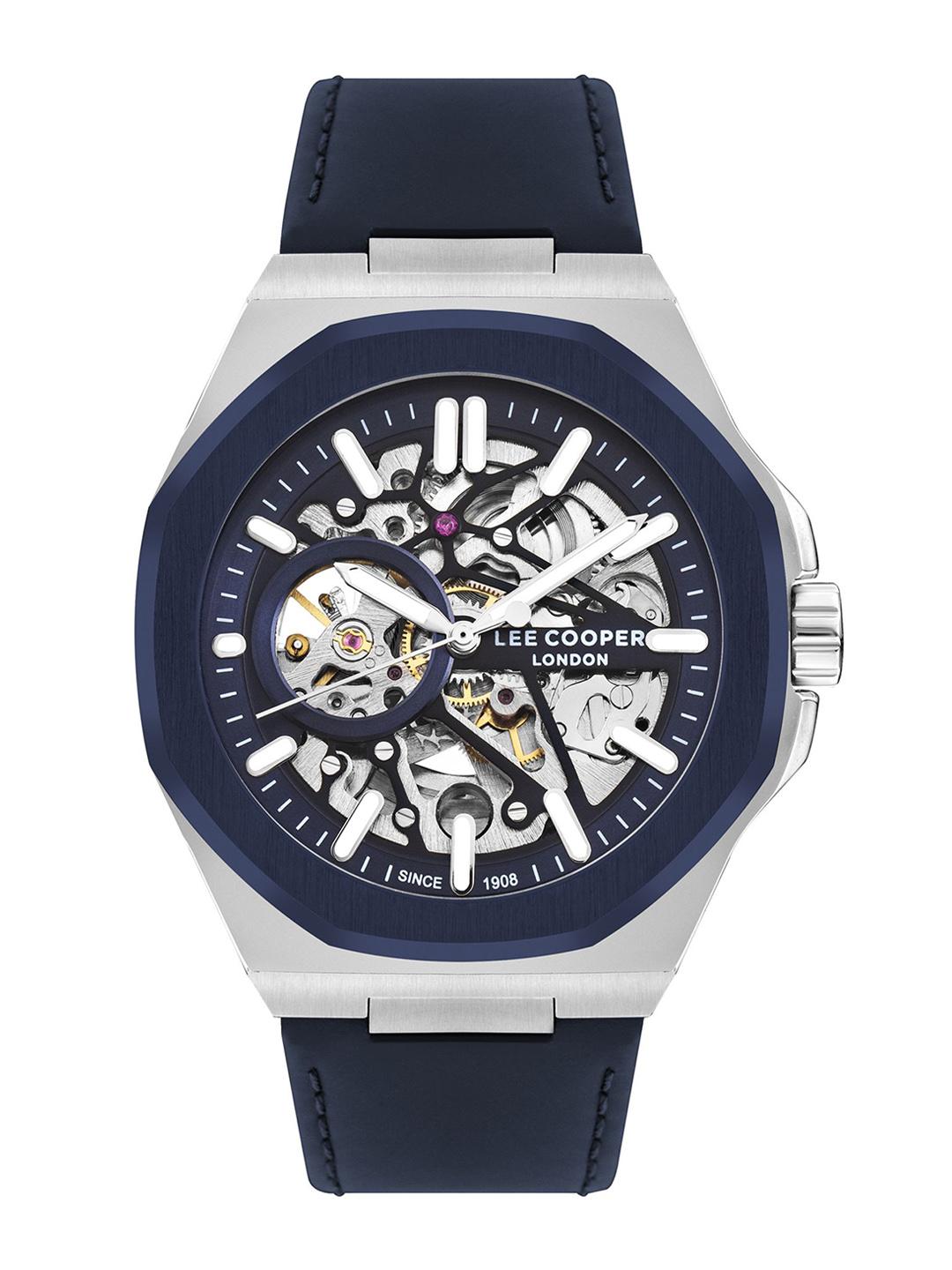 Buy Lee Cooper Men Dial & Leather Digital Automatic Motion Powered ...