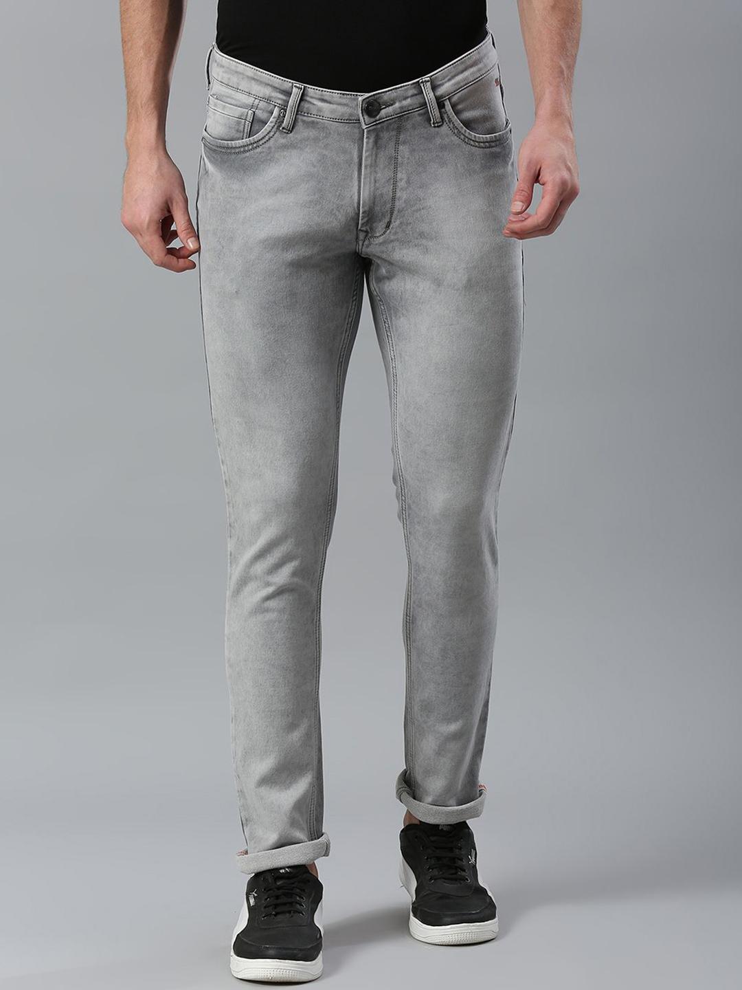Buy Klub Fox Men Skinny Fit Low Distress Heavy Fade Stretchable Jeans ...