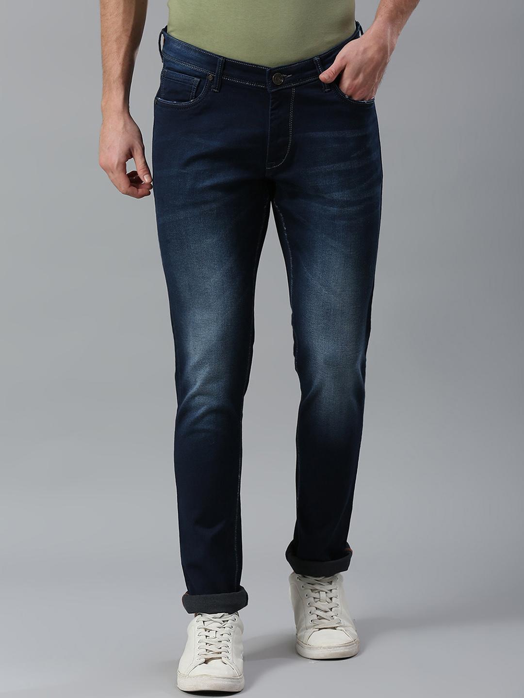 Buy Klub Fox Men Skinny Fit Low Distress Heavy Fade Jeans - Jeans for ...