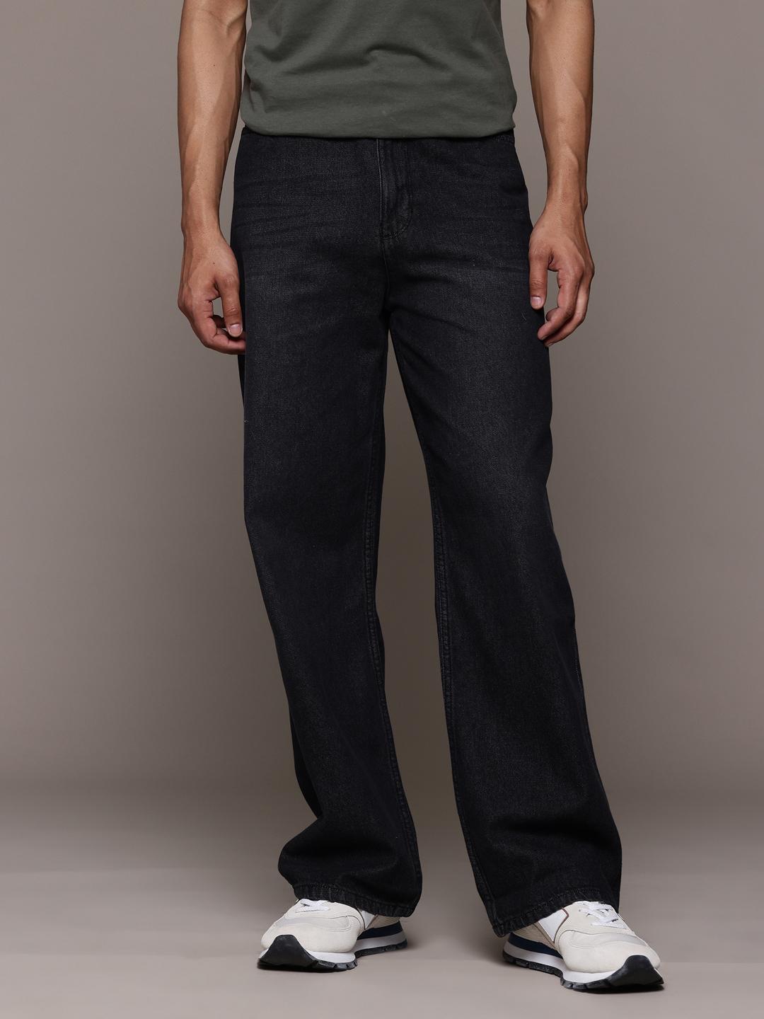 Buy The Roadster Lifestyle Co. Men Flare Pure Cotton Jeans - Jeans for ...