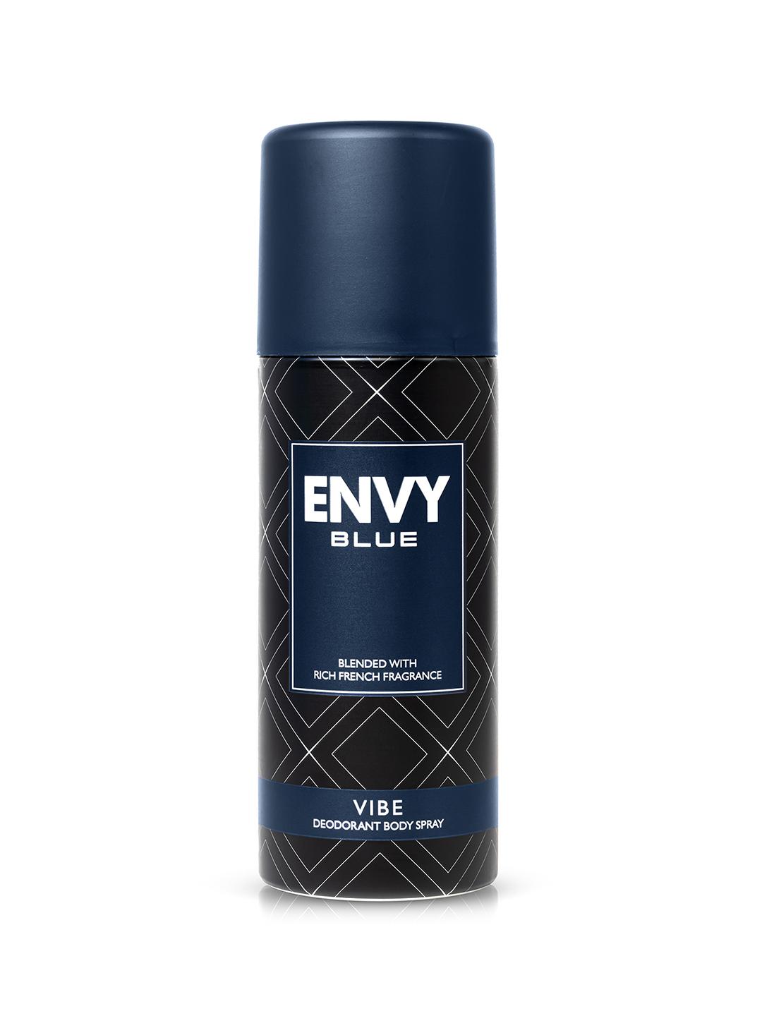 Buy Envy Men Blue Vibe Long Lasting Deodorant Spray 165 Ml (105 G ...