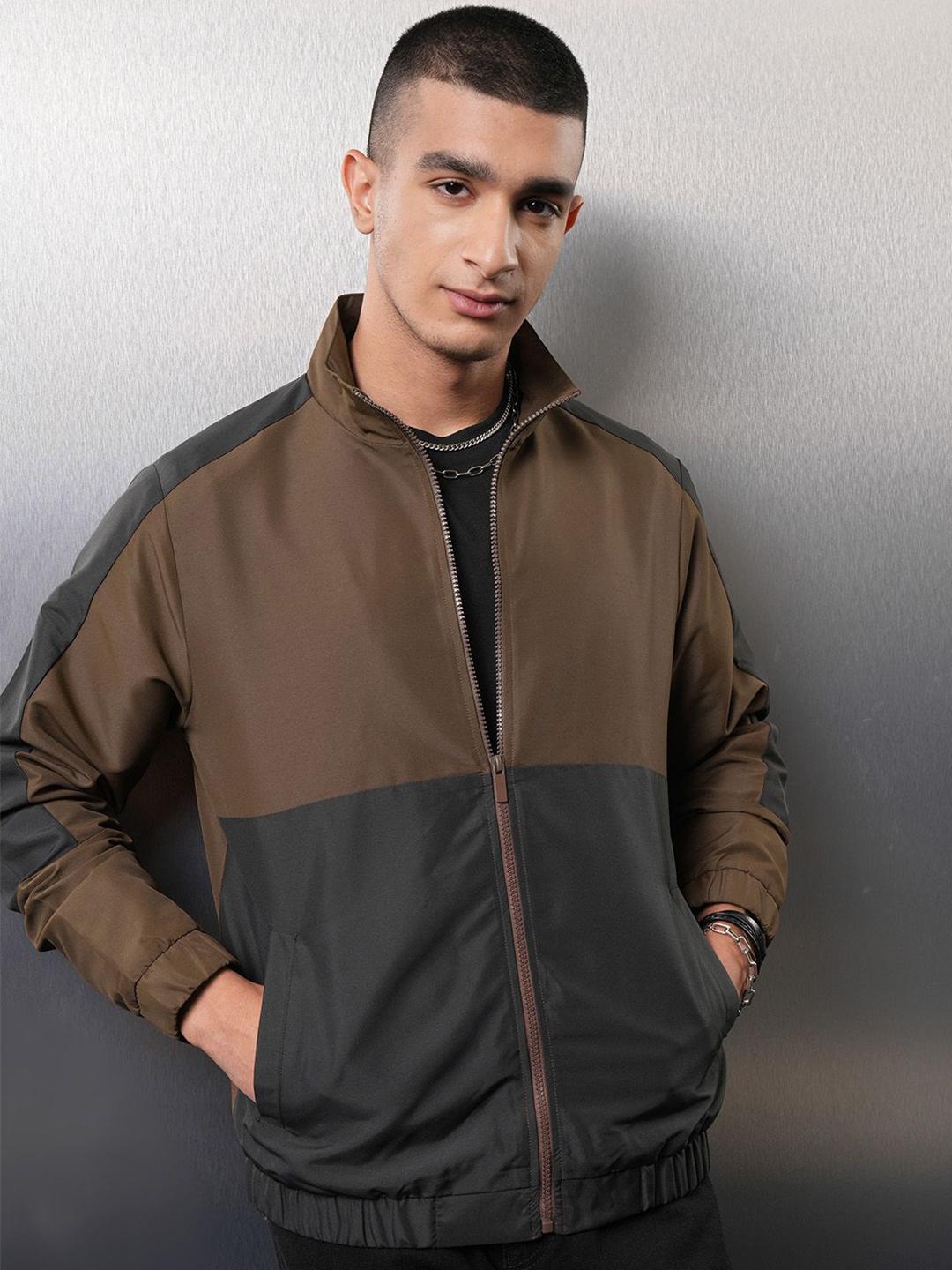 Buy KETCH Men Colourblocked Crop Bomber Jacket - Jackets for Men ...