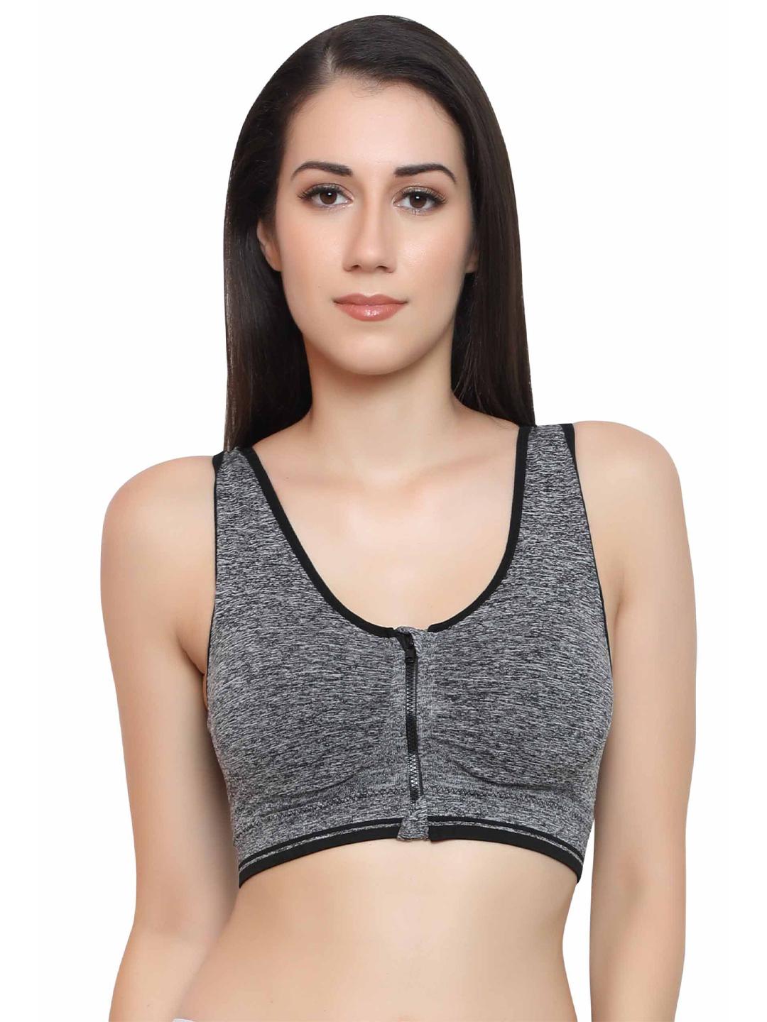Buy Glamoras Removable Padding Medium Impact Workout Bra - Bra for ...