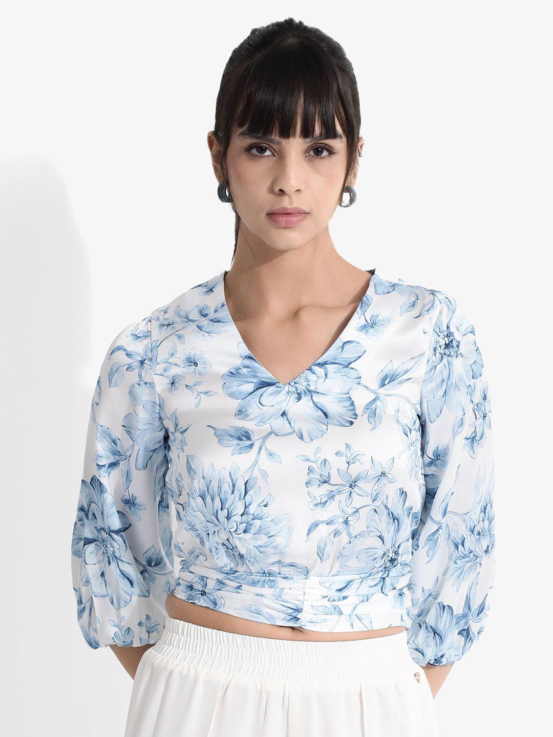 Buy RAREISM Floral Printed V Neck Top - Tops for Women 30029298 | Myntra