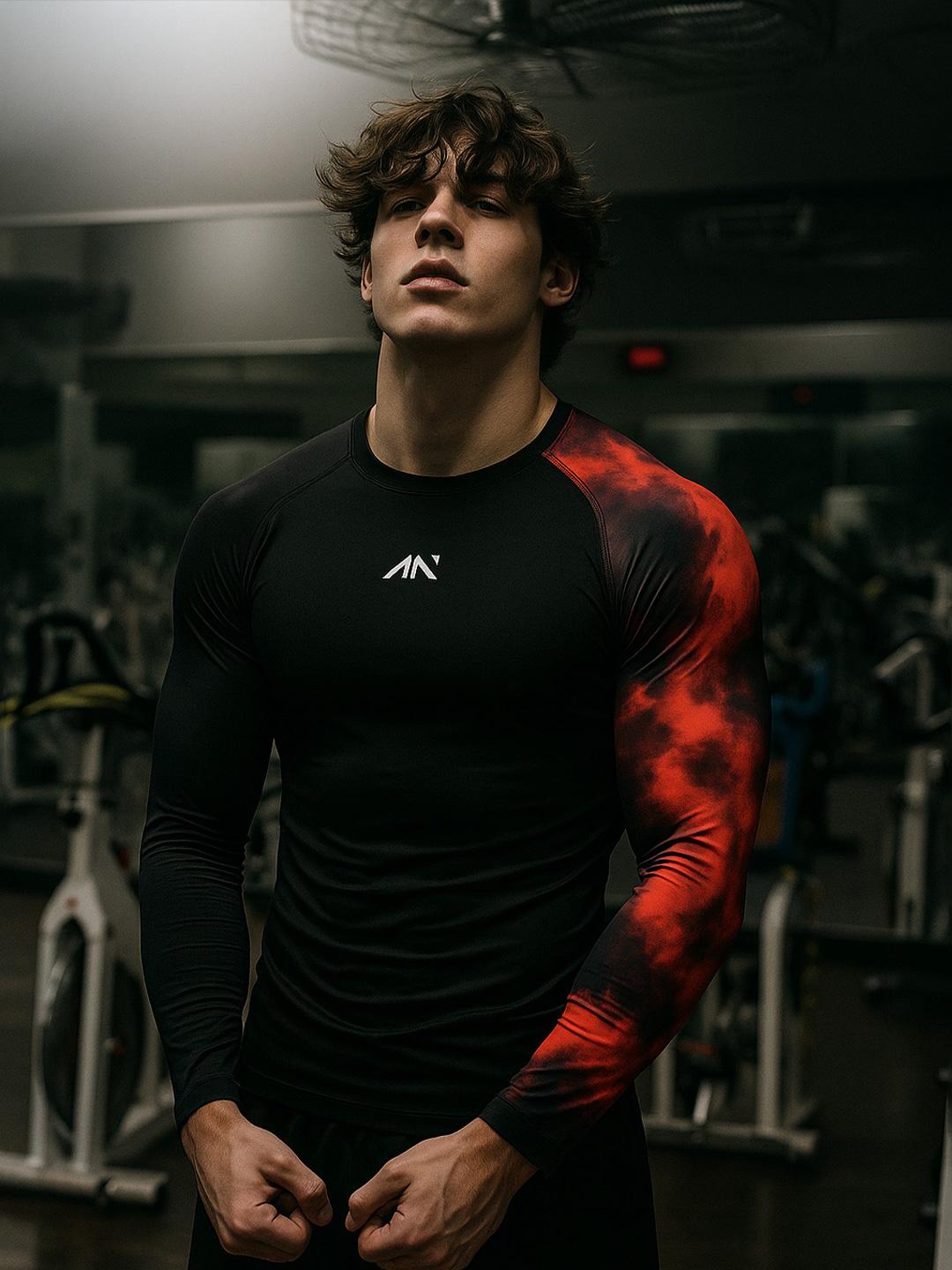 Buy AESTHETIC NATION Men Dri FIT Pockets Compression T Shirt - Tshirts ...