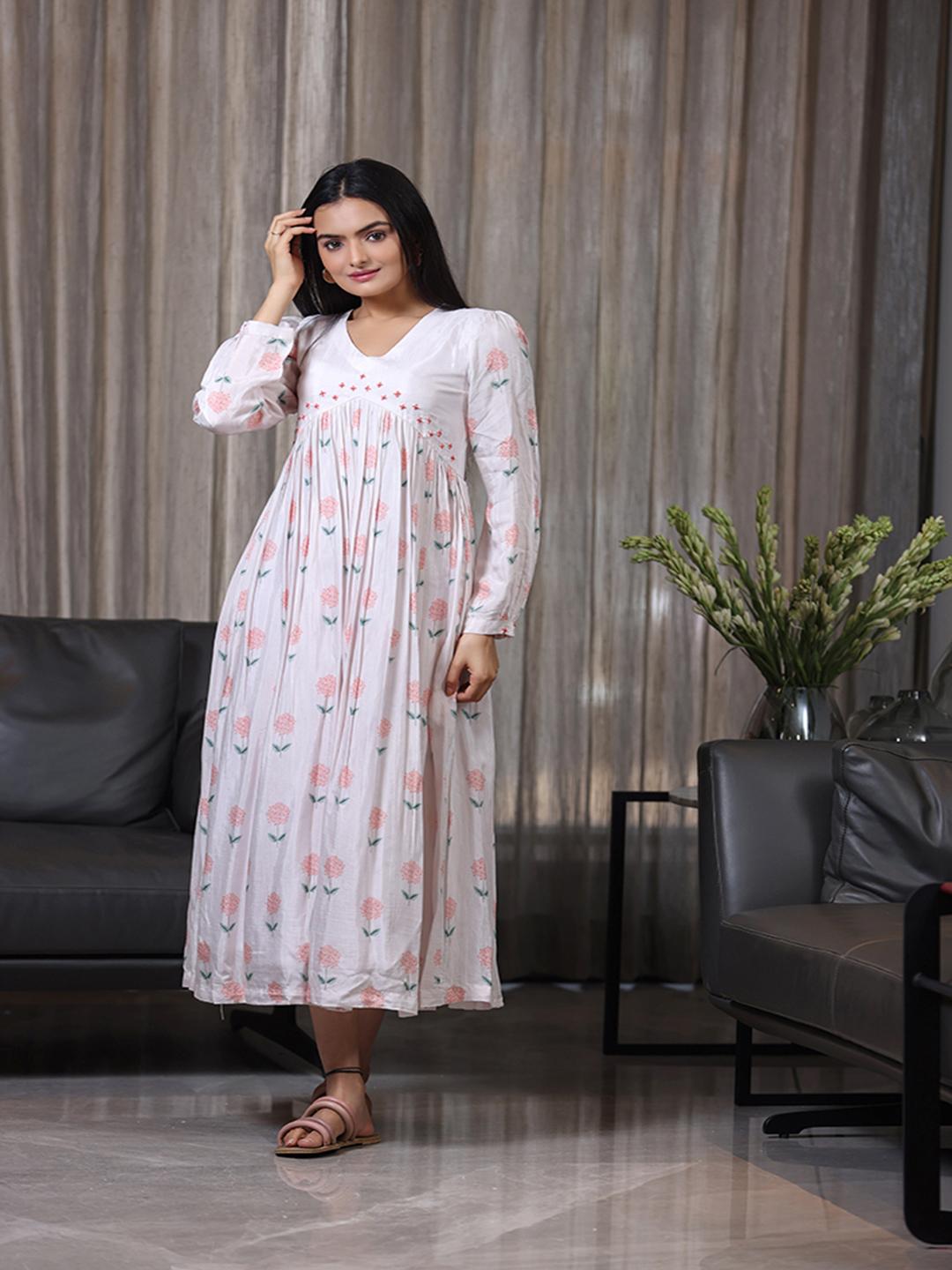 Buy SUKRUTI DESIGN Floral Print Maxi Dress - Dresses for Women 30046690 ...