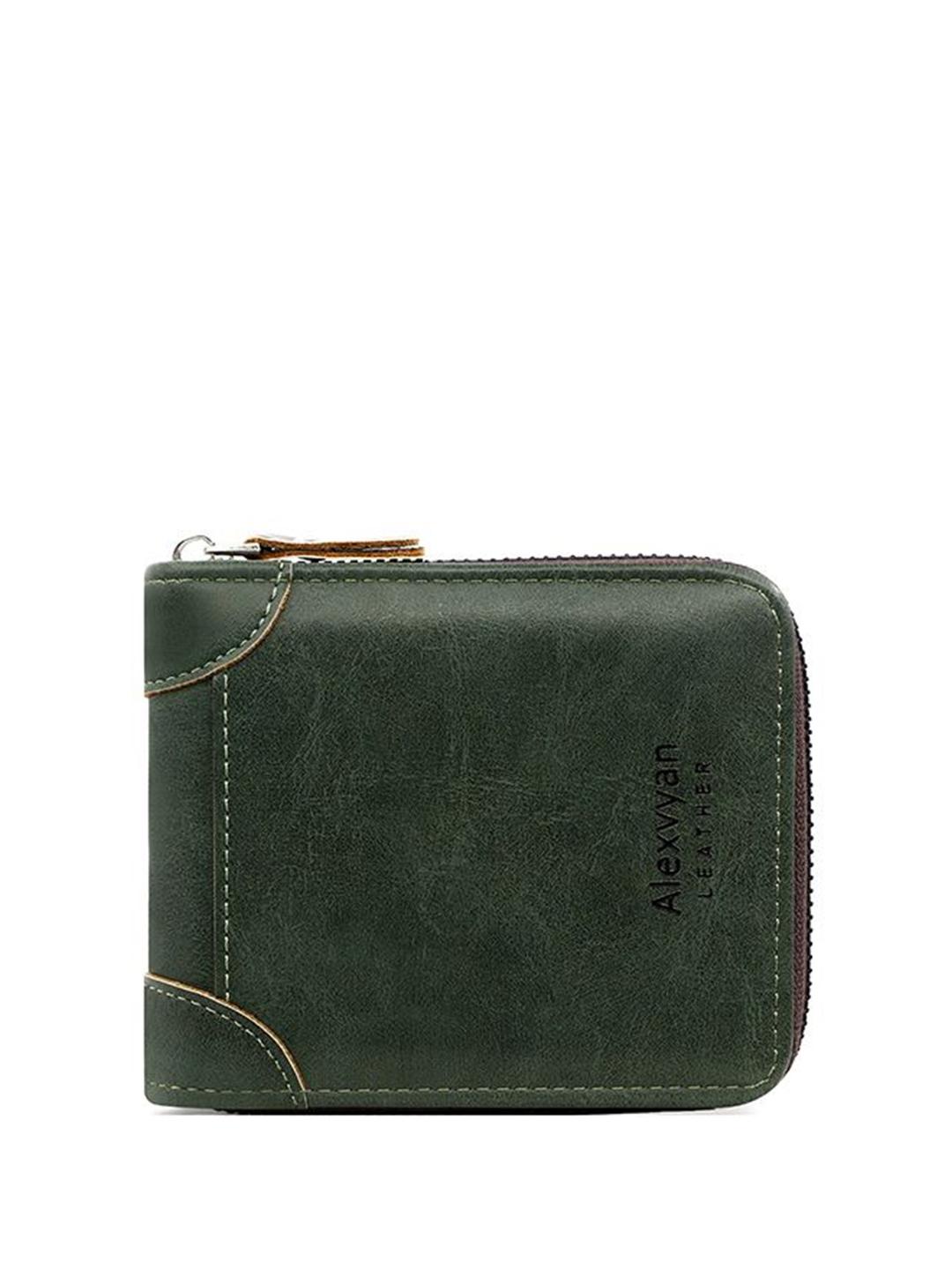 Buy Alexvyan Women Brand Logo Printed Zip Around Wallet - Wallets for ...