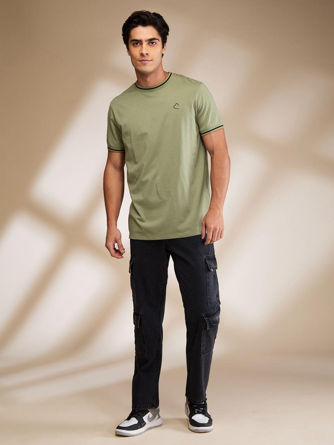 Buy Being Human Men Pure Cotton Applique T Shirt - Tshirts for Men ...