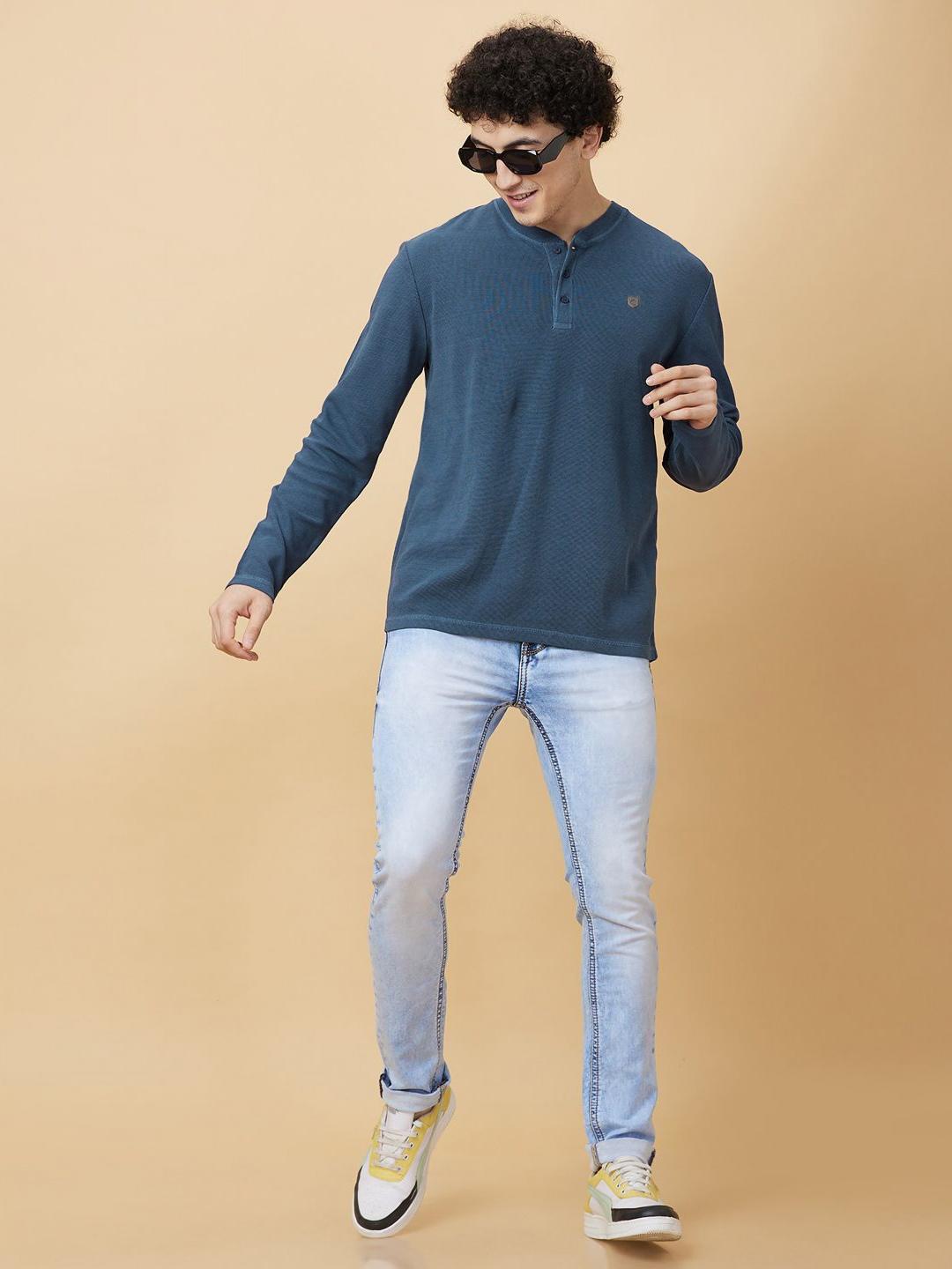 Buy Being Human Men Mandarin Collar T Shirt - Tshirts for Men 30064177 ...