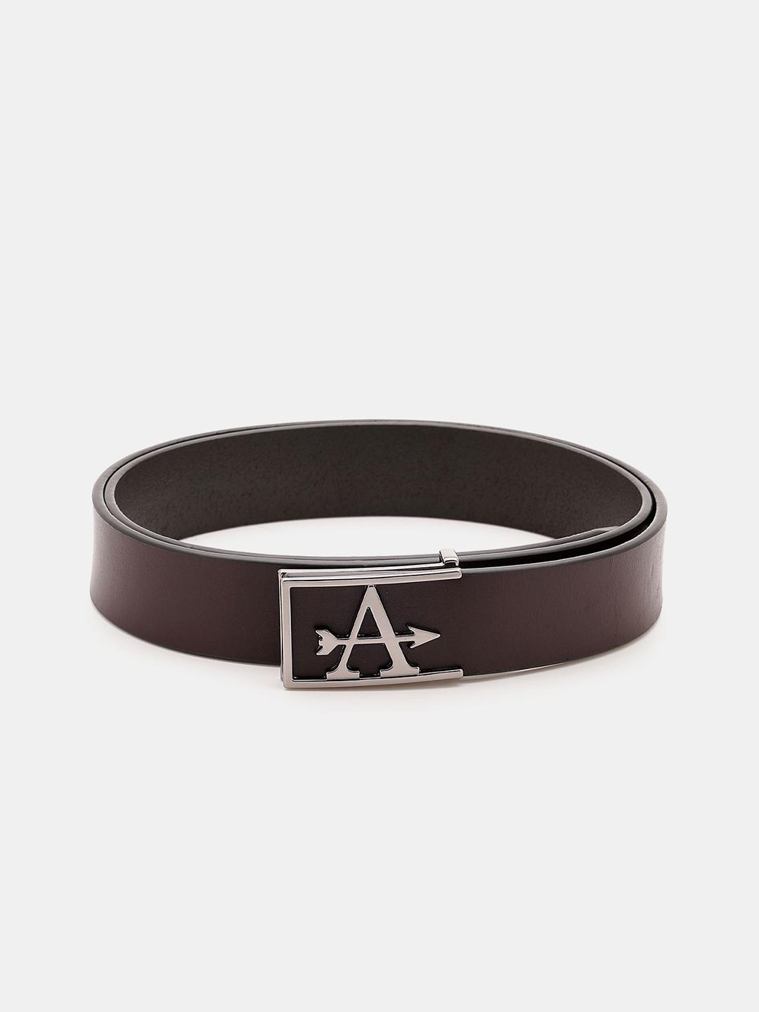Buy Arrow Men Textured Leather Formal Belt - Belts for Men 30093130 ...