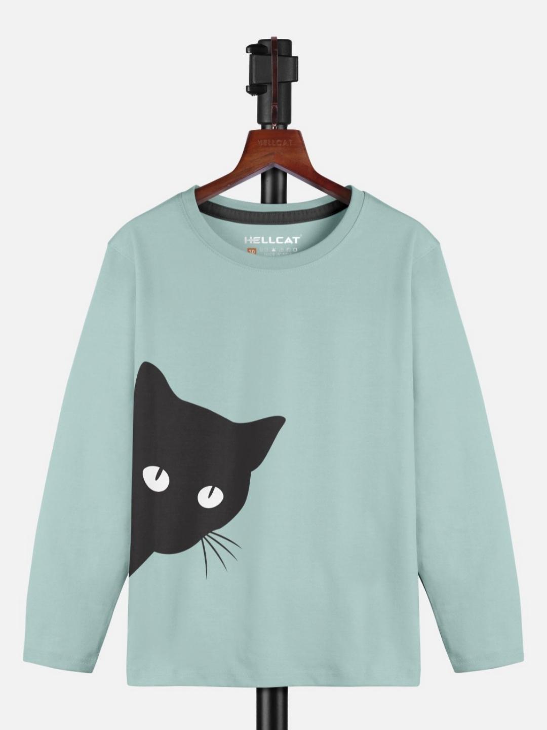 Buy HELLCAT Girls Graphic Printed Round Neck T Shirt - Tshirts for ...