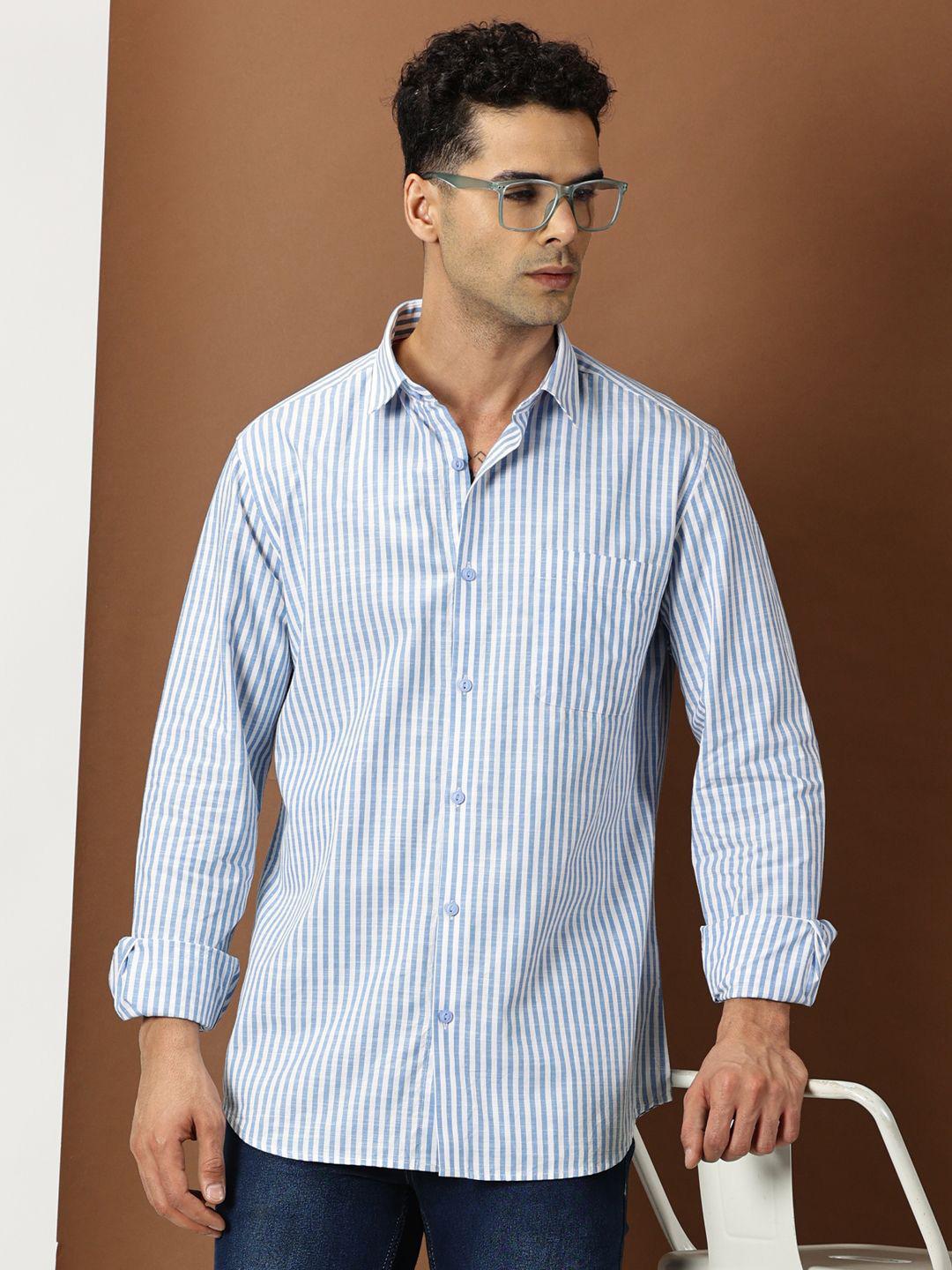 Buy INVICTUS Men Striped Slim Fit Casual Shirt - Shirts for Men ...