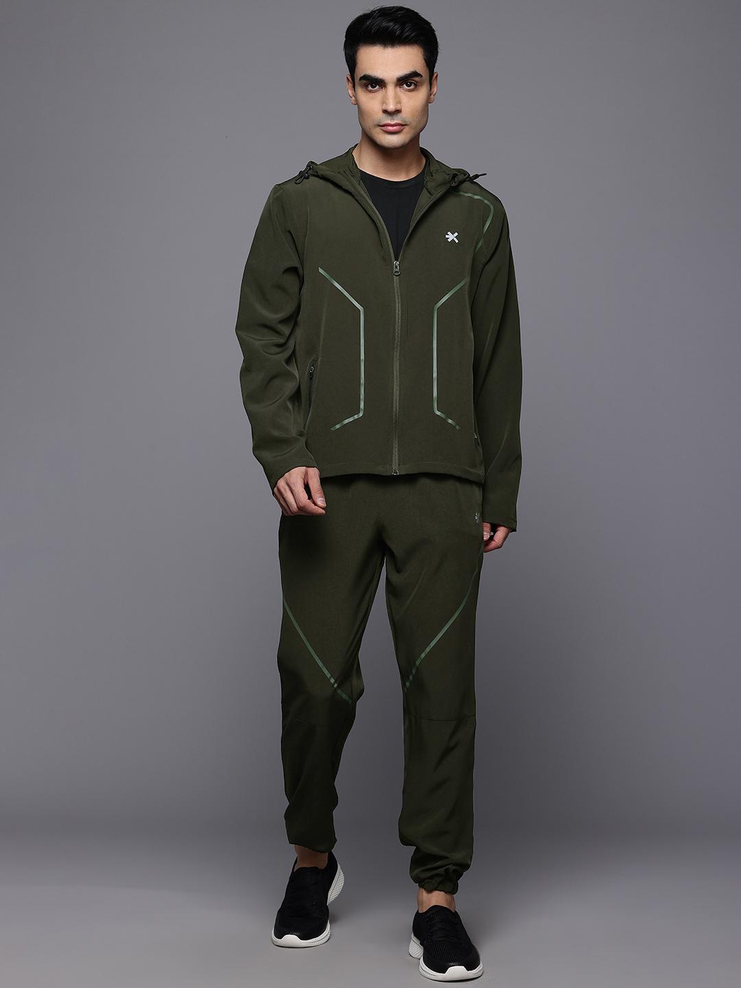 Buy HRX By Hrithik Roshan Rapid Dry Hooded Training Track Suits ...