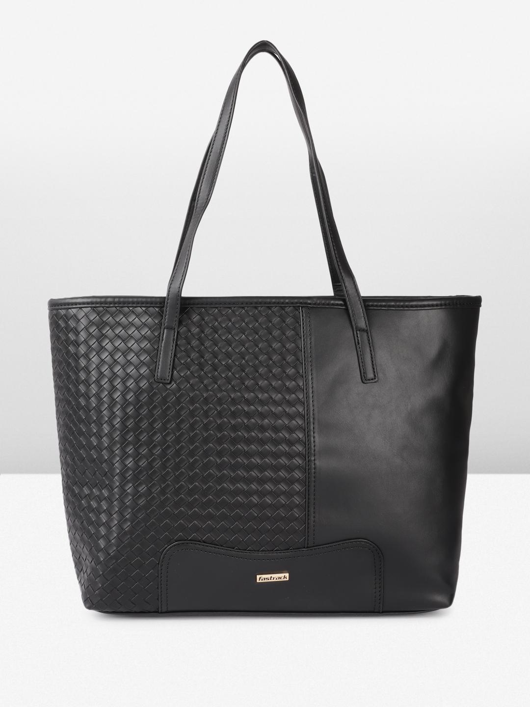 Buy Fastrack Textured Oversized Structured Tote Bag - Handbags for ...