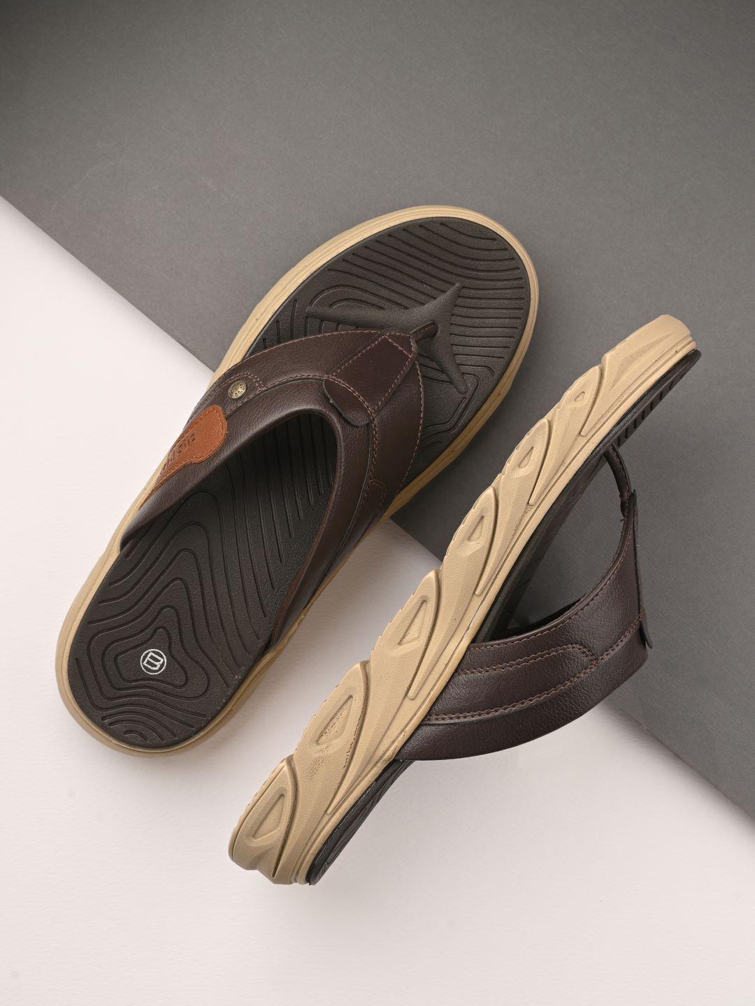 Buy Big Fox Men Open Toe T Strap Slip On Sandals - Sandals for Men ...