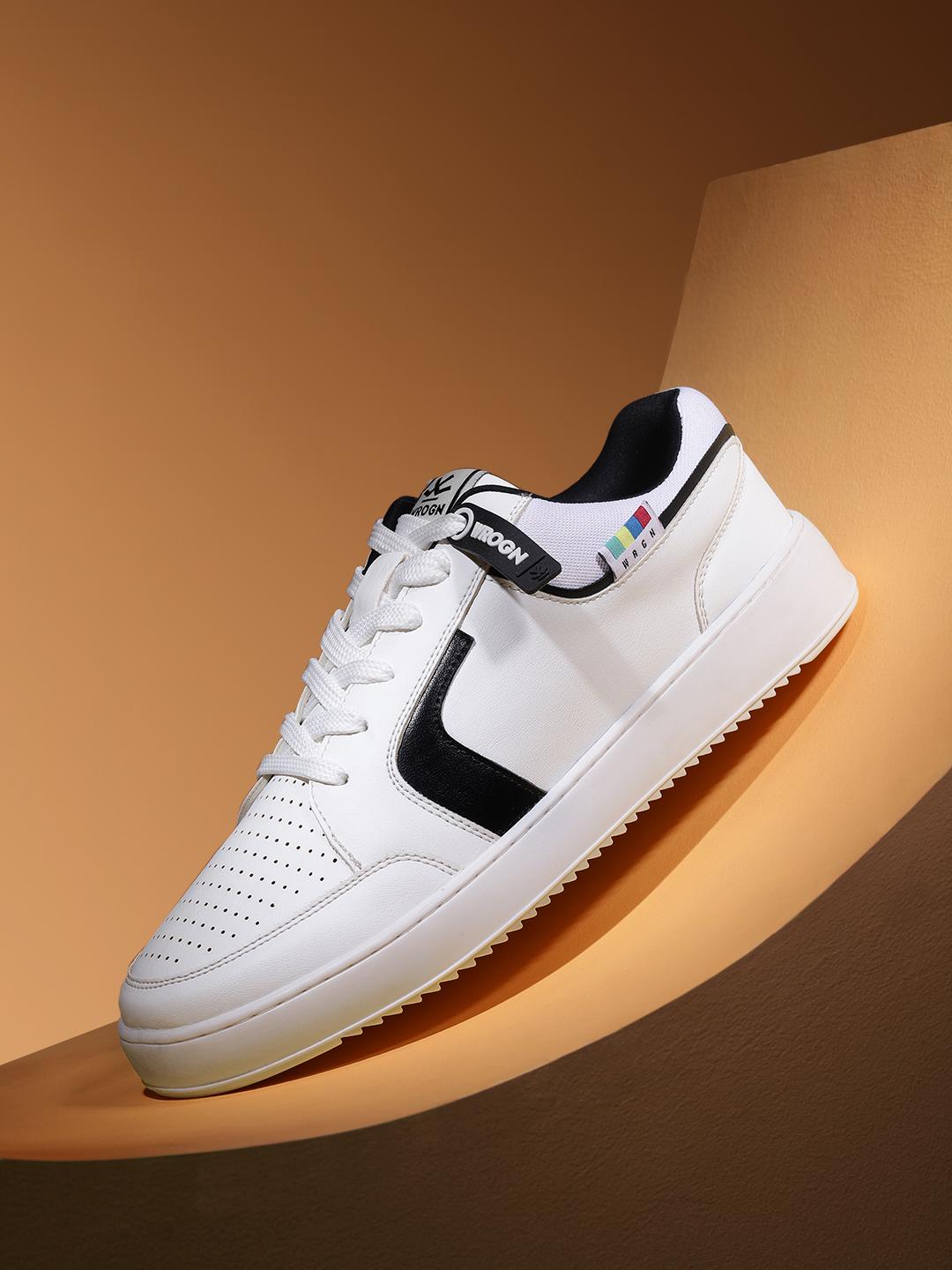 Buy WROGN Men Perforated Everyday Sneakers - Casual Shoes for Men ...